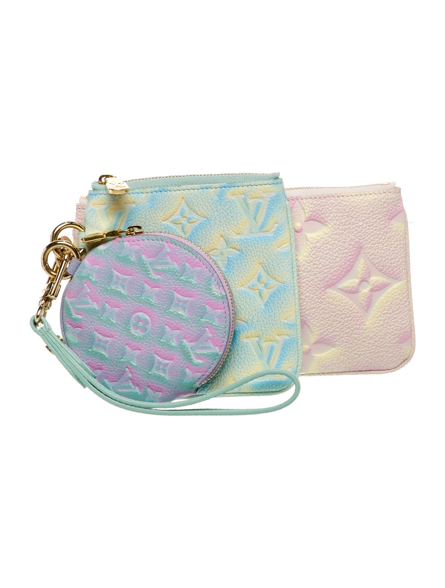 Louis Vuitton LV Monogram summer stardust trio - Pink Clutches ...