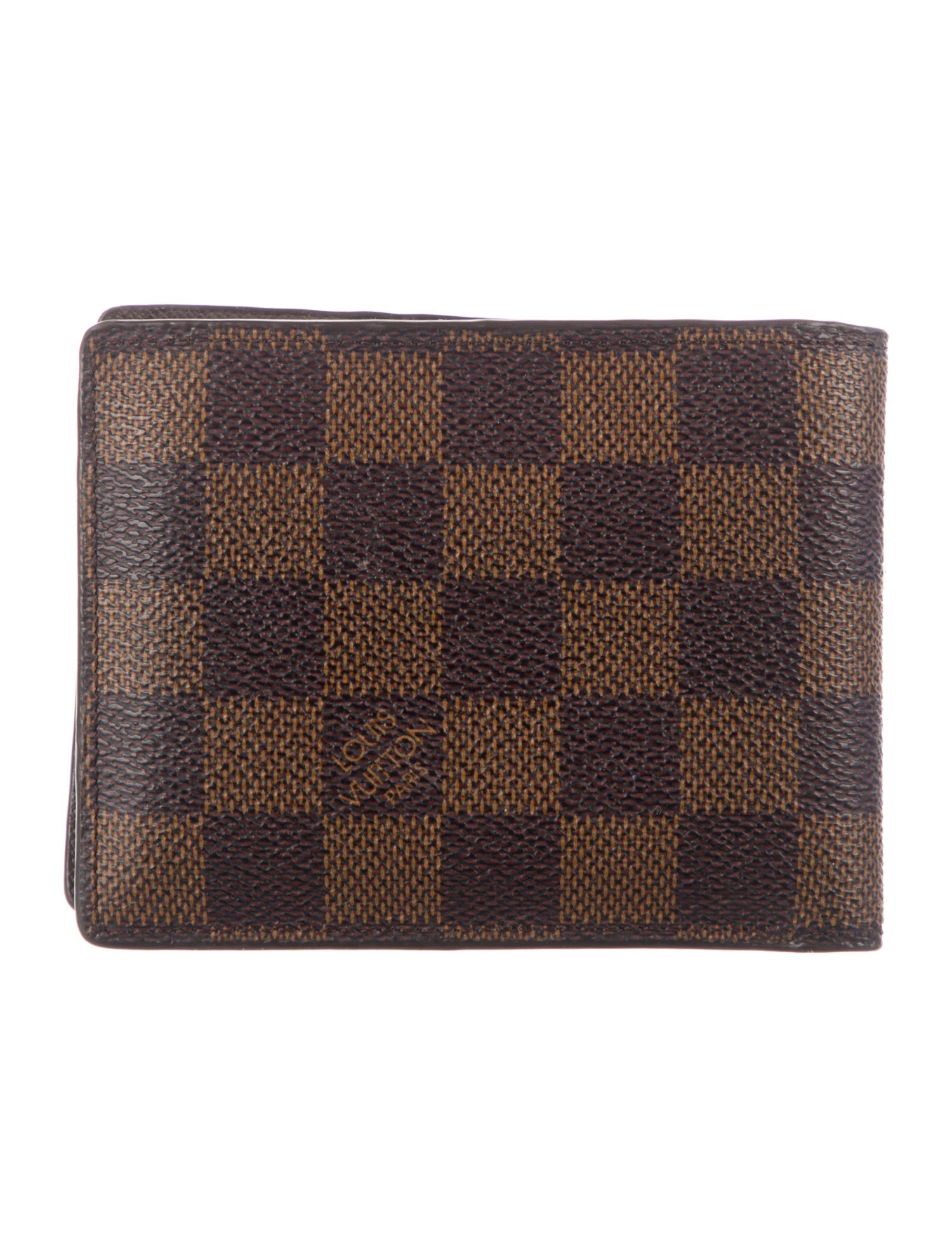 Louis Vuitton 2017 Damier Ebene Pattern Multiple Wallet - Brown Wallets ...