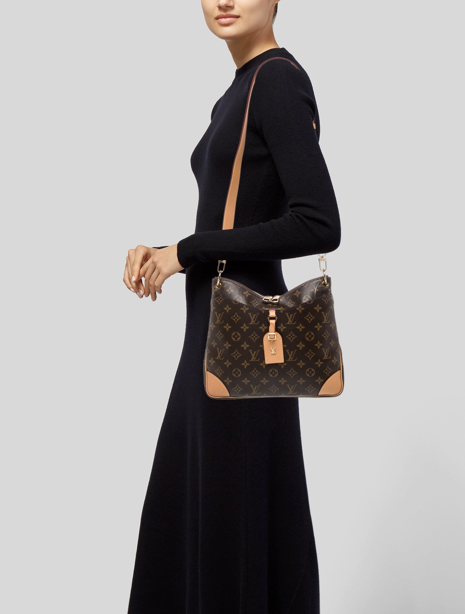 Louis Vuitton Monogram Odeon MM w/ Tags - Brown Crossbody Bags ...