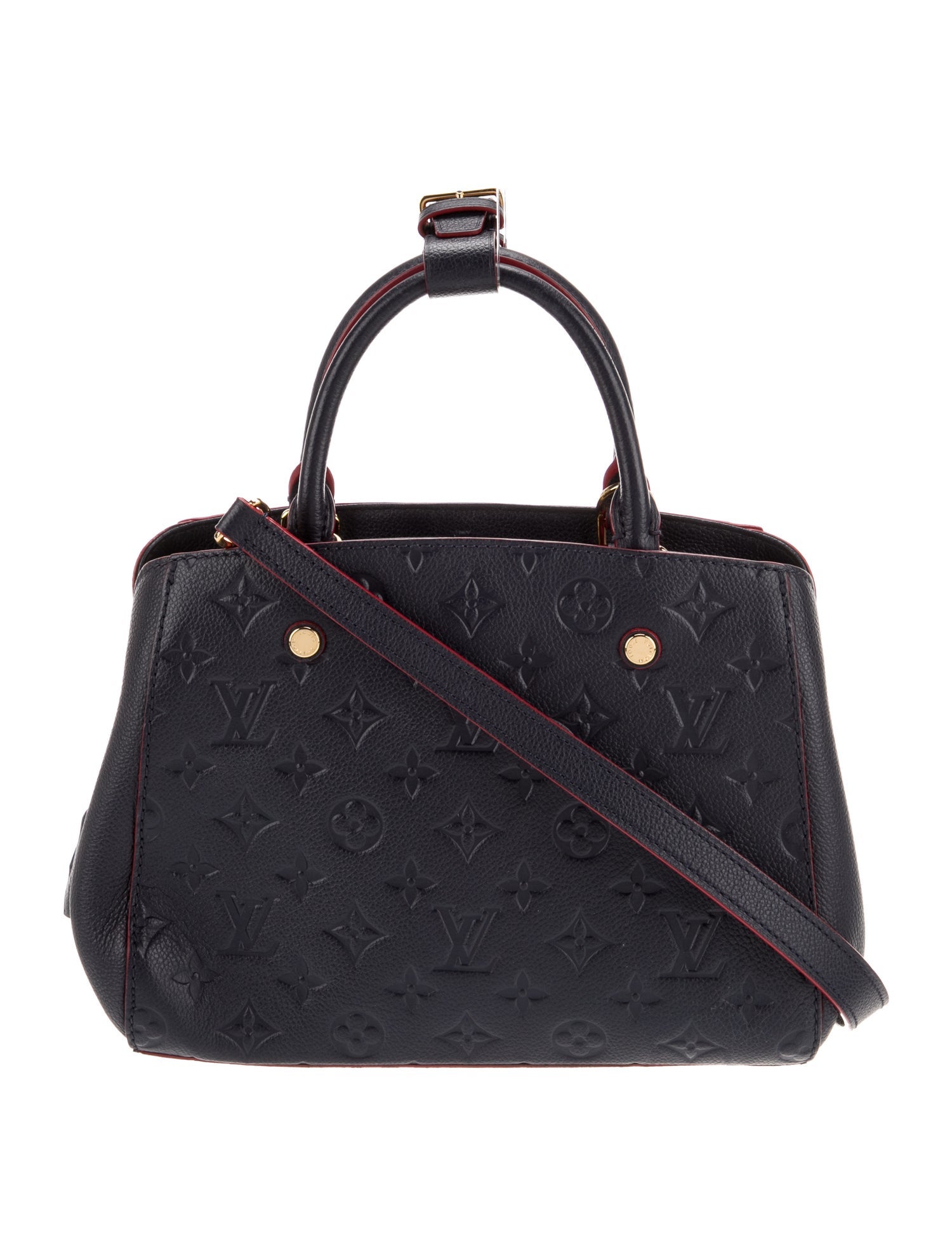 Louis Vuitton LV Monogram Montaigne BB - Blue Handle Bags, Handbags ...