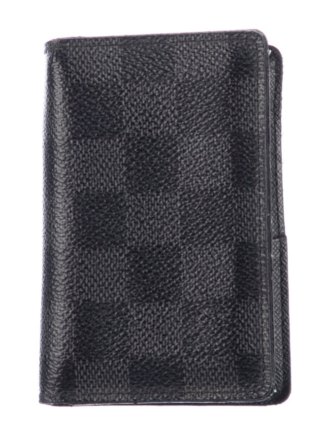 Louis Vuitton 2011 Damier Graphite Pattern Pocket Organizer - Black ...