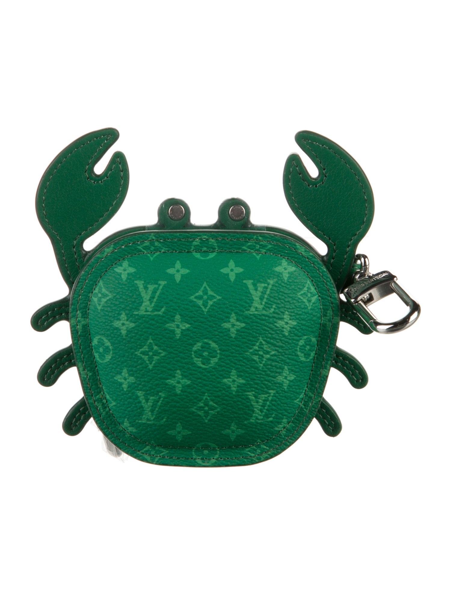 Louis Vuitton LV Monogram Crab Charm w/ Tags - Green Bag Accessories ...