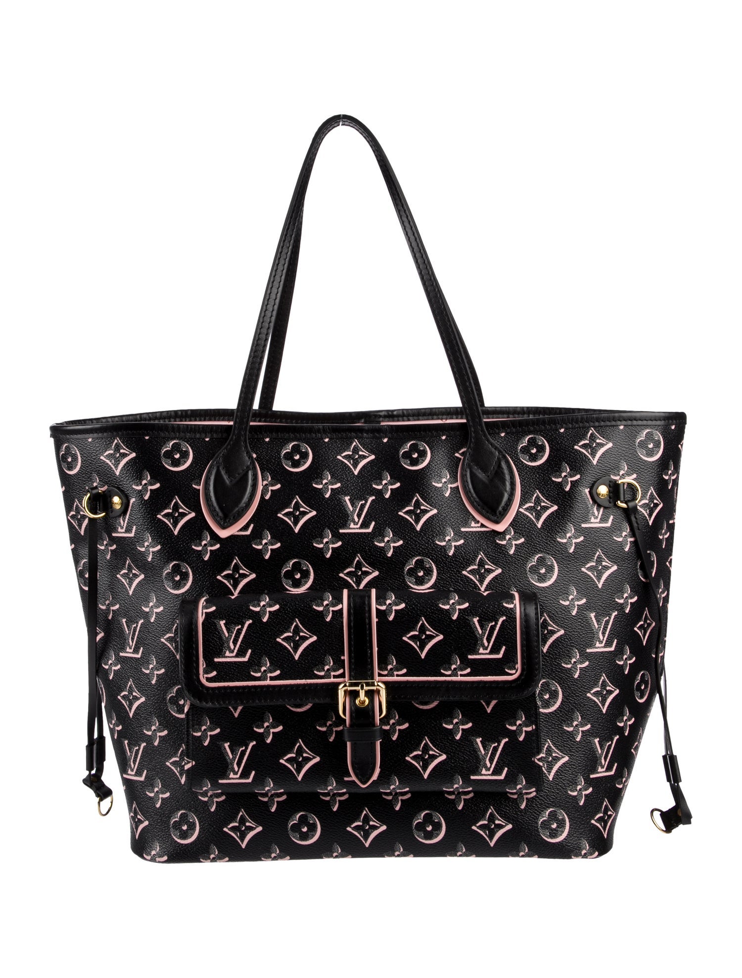 Louis Vuitton LV Monogram Fall For You Neverfull w/Pouch MM - Black ...