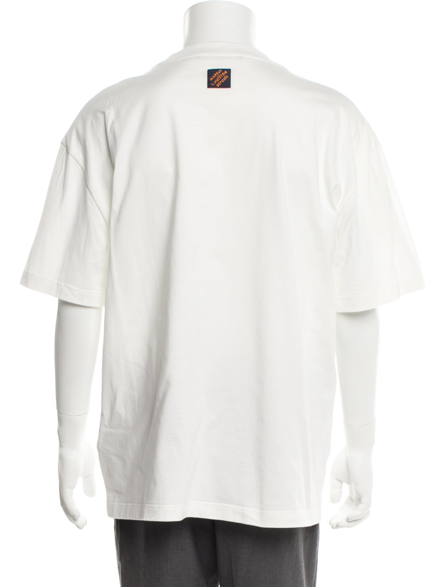 Louis Vuitton 2025 Signature Logo T-Shirt - White T-Shirts, Clothing ...