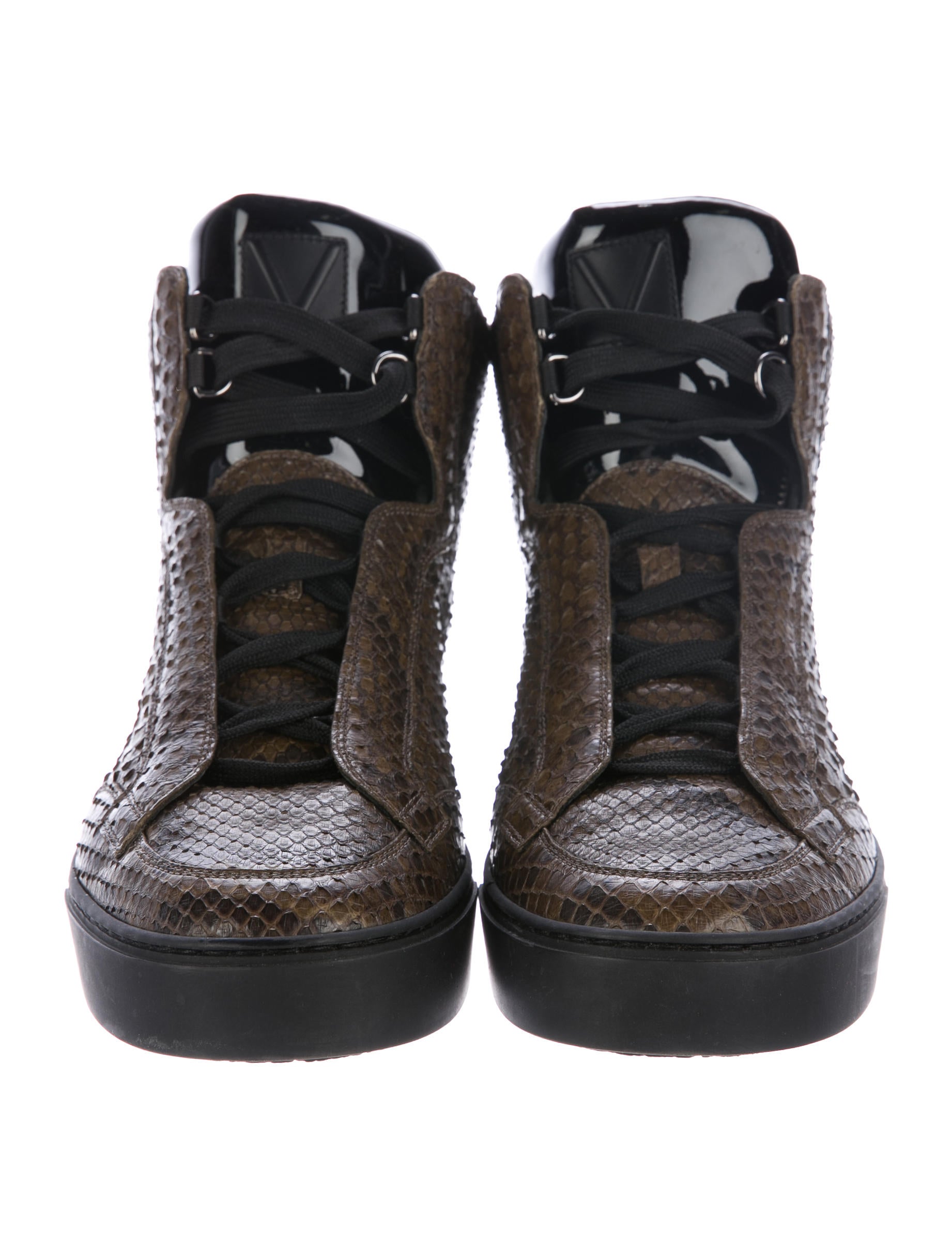 Louis Vuitton Speaker Snakeskin Sneakers - Shoes - LOU127848 | The RealReal