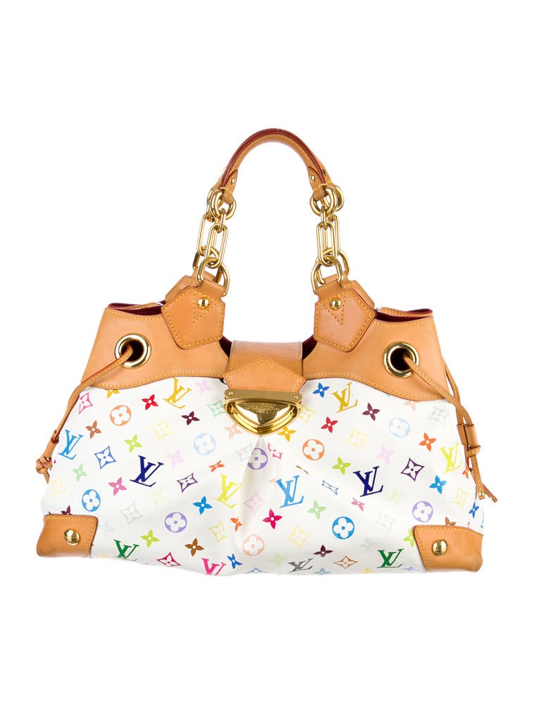 Louis Vuitton Multicolore Monogram Ursula - White Handle Bags, Handbags ...