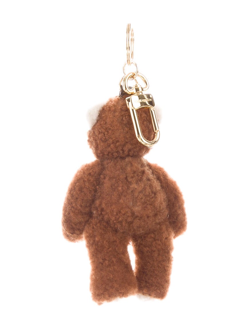 Louis Vuitton 2020 LV Teddy Bear Bag Charm and Key Holder - Brown ...