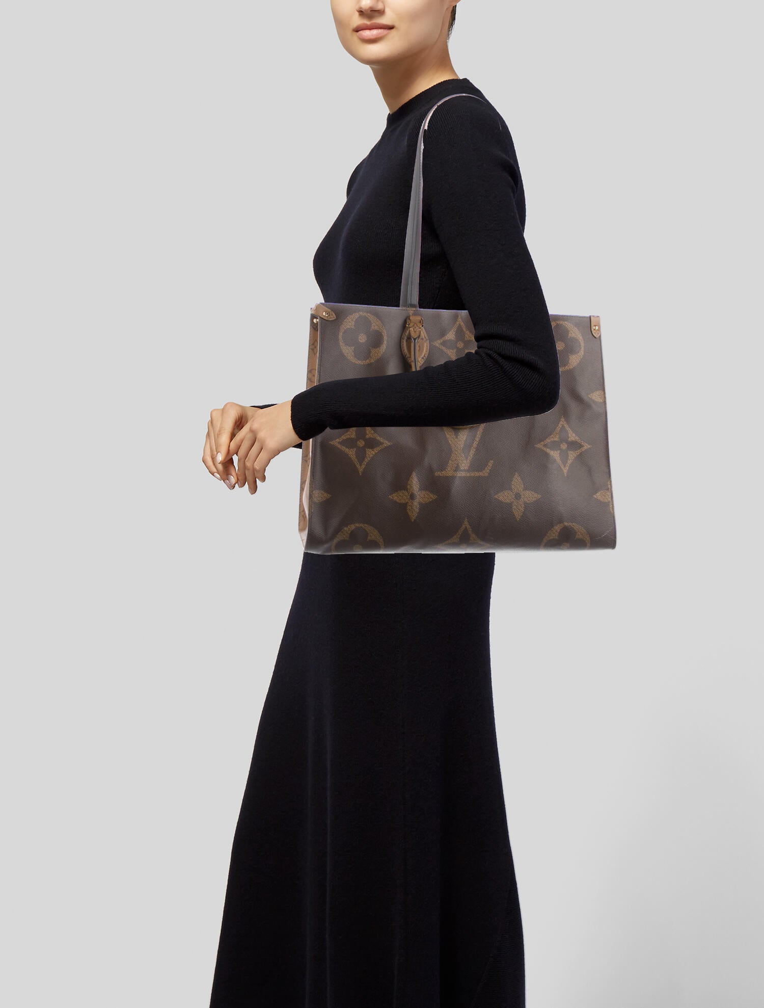 Louis Vuitton Reverse Monogram Giant Onthego - Brown Totes, Handbags ...