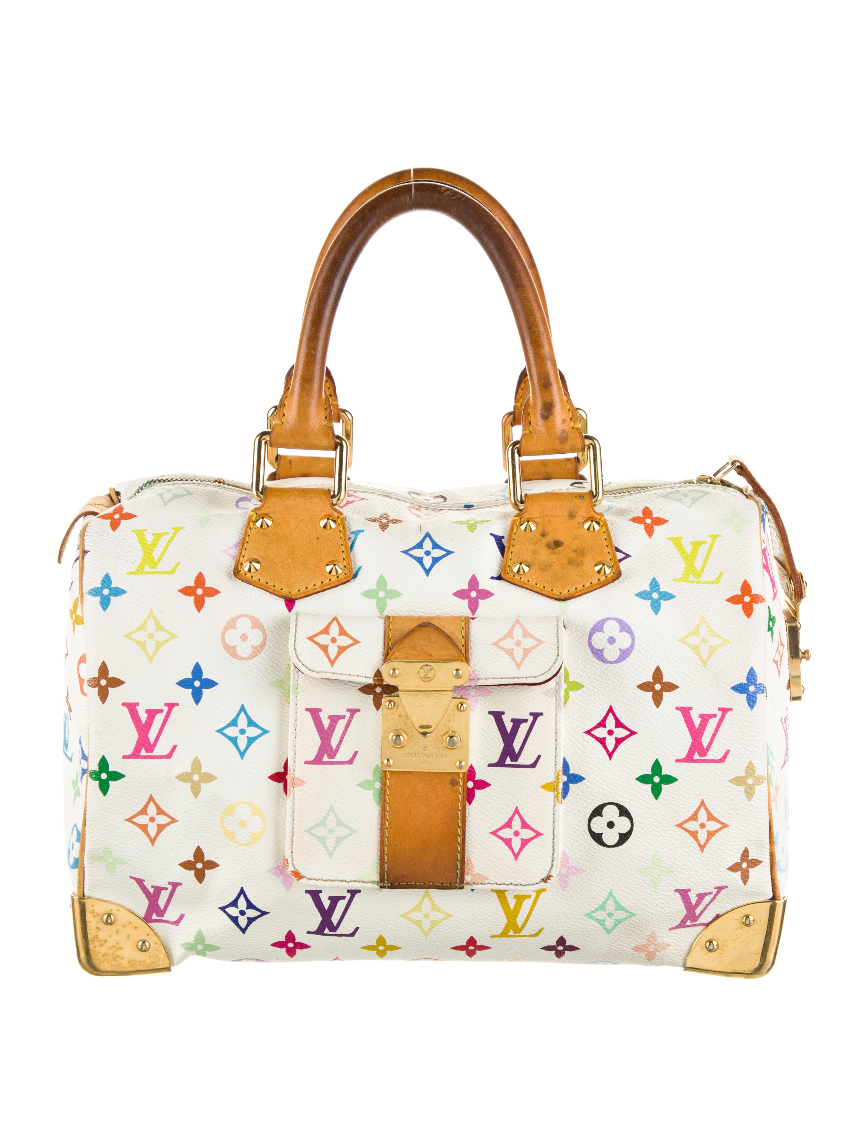 Louis Vuitton Monogram Multicore Alma pm - White Handle Bags, Handbags ...