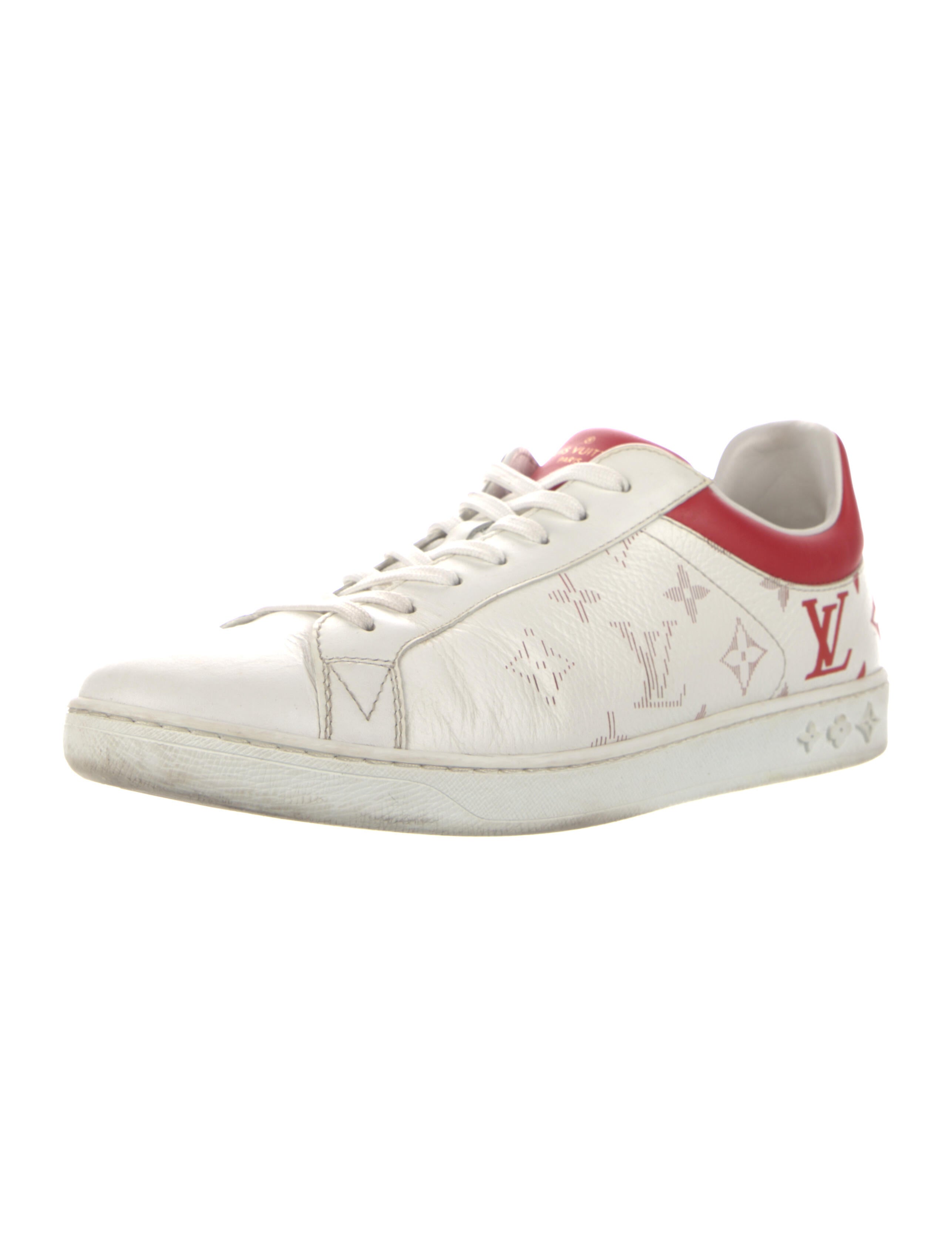 Louis Vuitton LV Monogram Leather Sneakers - White Sneakers, Shoes ...