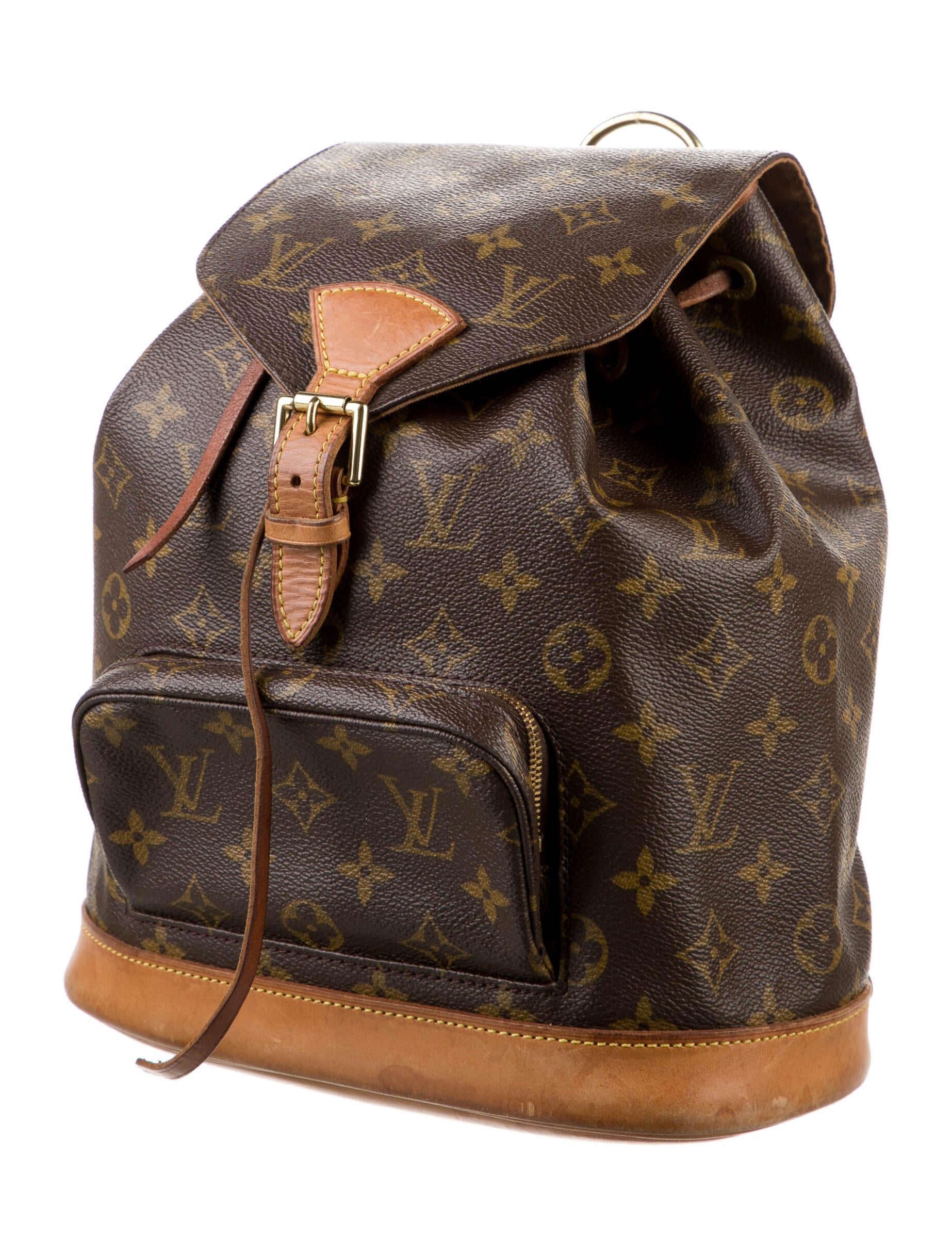 Louis Vuitton Monogram Montsouris BB - Brown Backpacks, Handbags ...