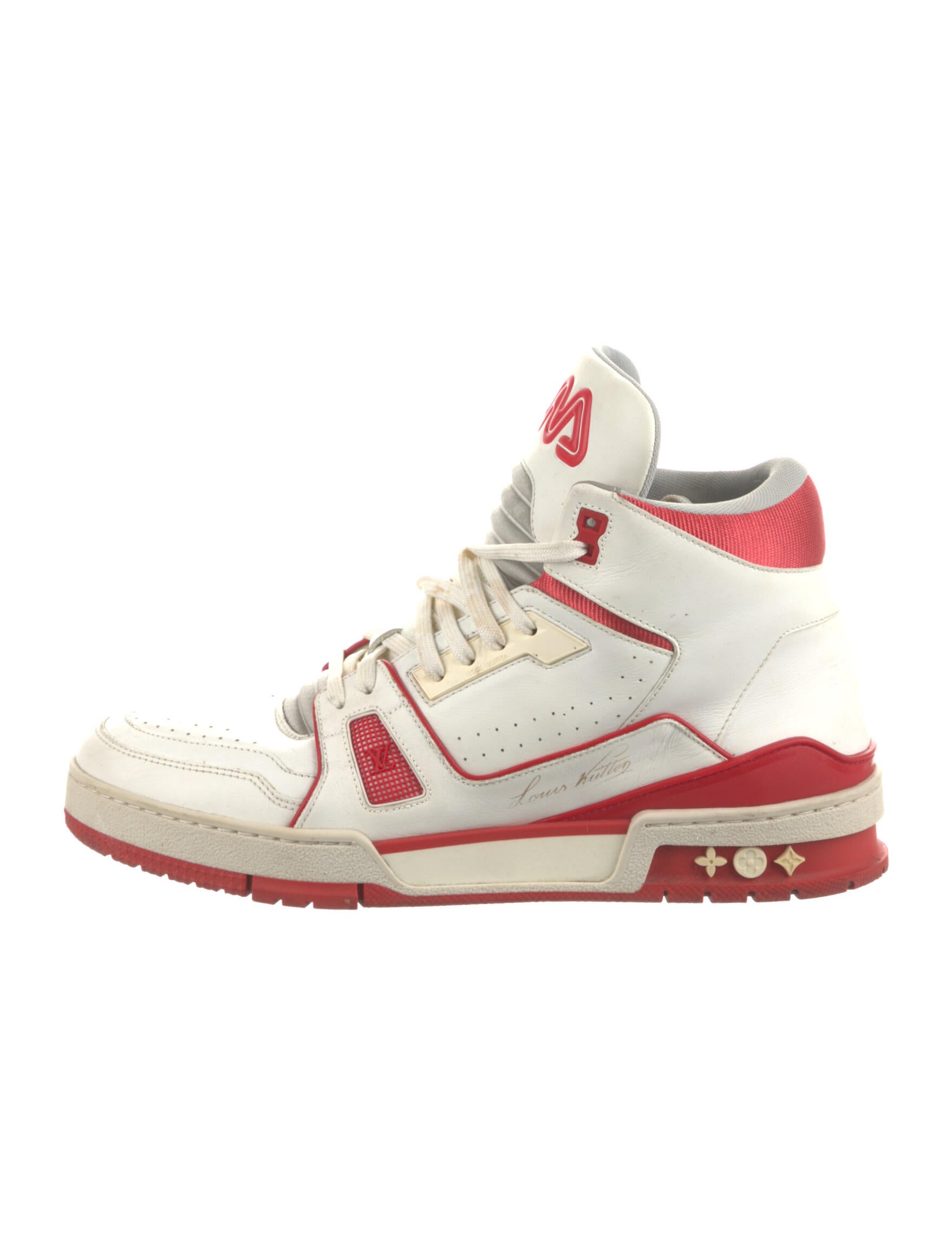 Louis Vuitton LV Trainer Sneakers - Red Sneakers, Shoes - LOU619290 ...