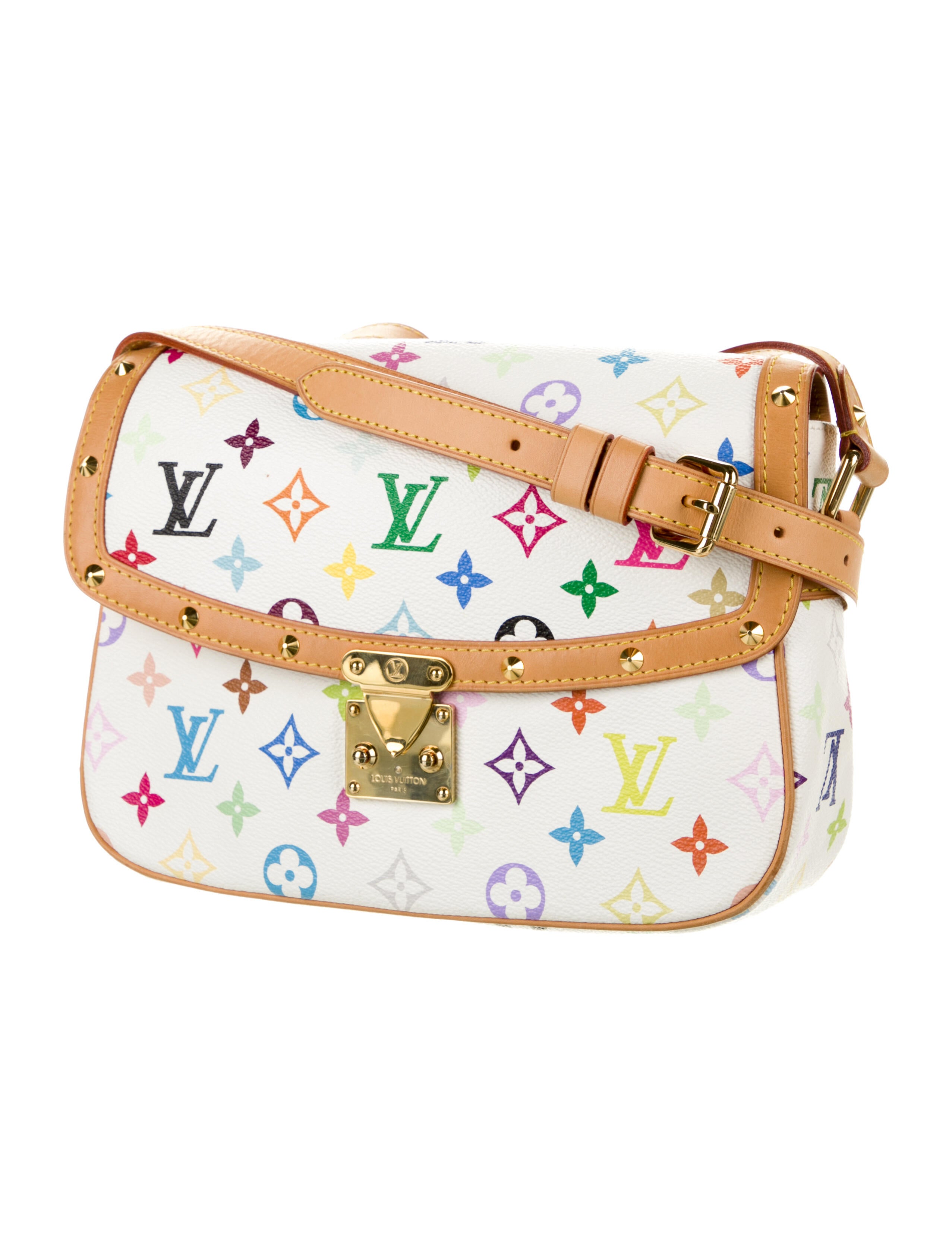 Louis Vuitton Monogram Multicolore Sologne - White Crossbody Bags ...