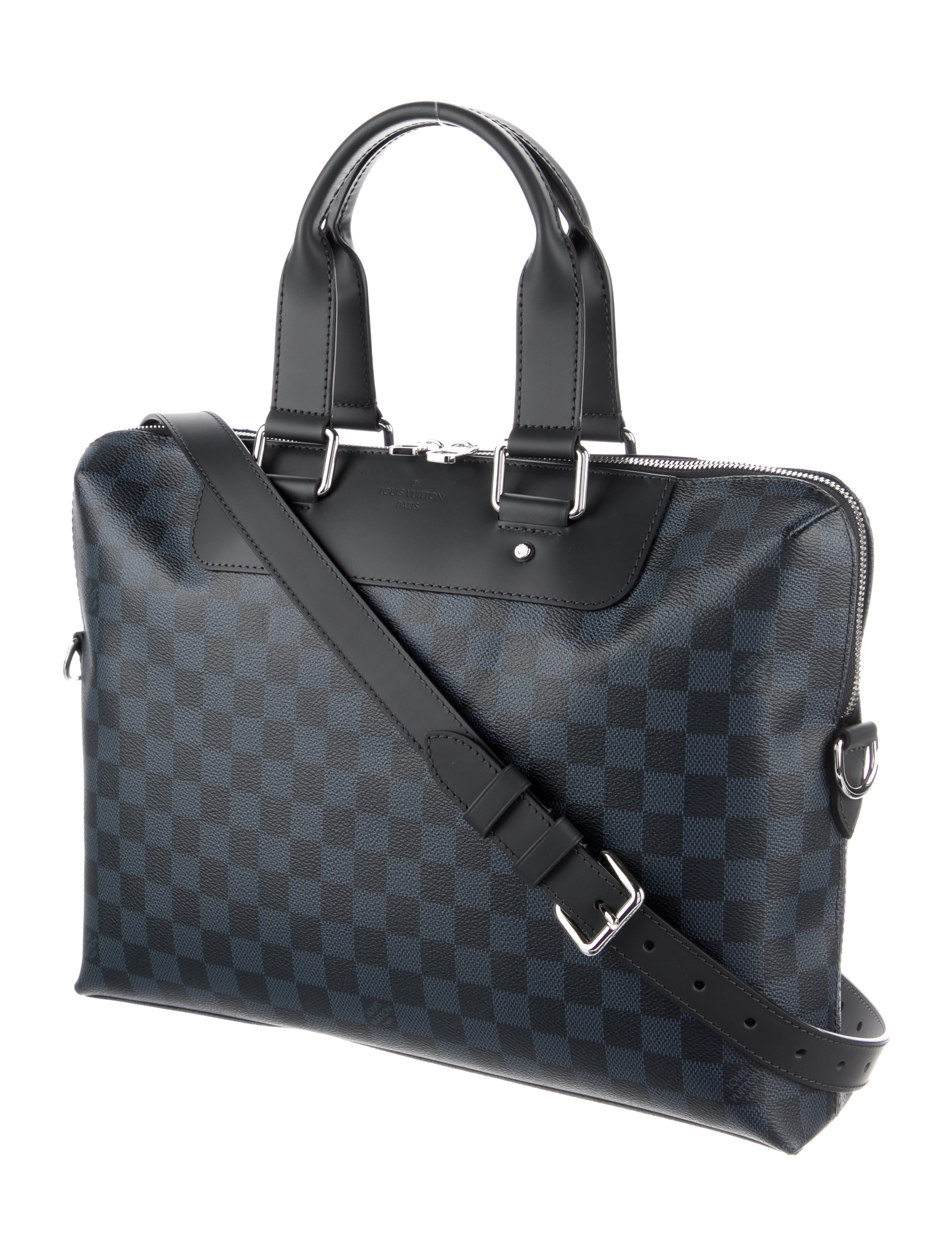 Louis Vuitton Damier Cobalt Porte-Documents Jour - Blue Briefcases ...