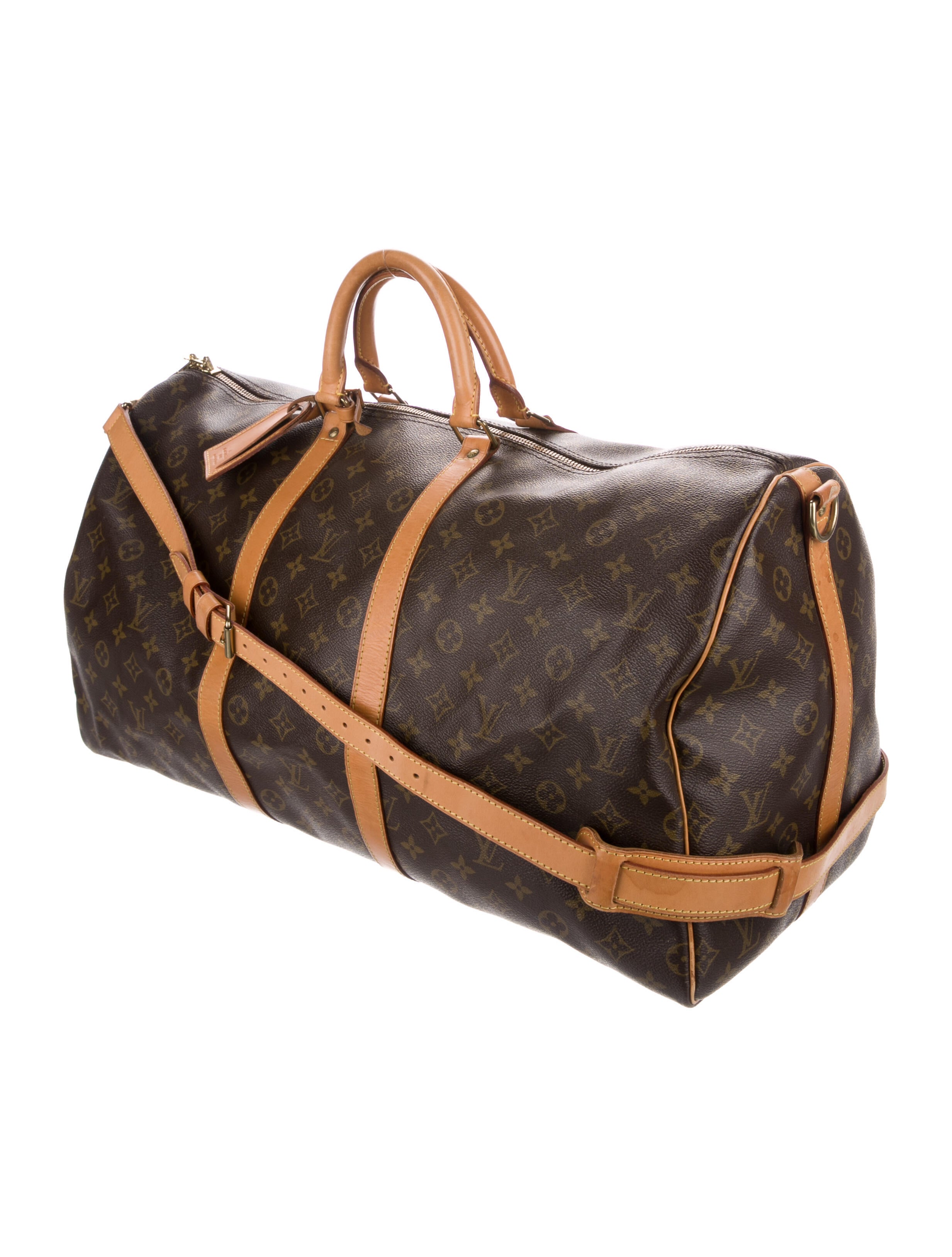 Louis Vuitton Monogram Keepall 55 Bandouliere - Brown Weekenders, Bags ...
