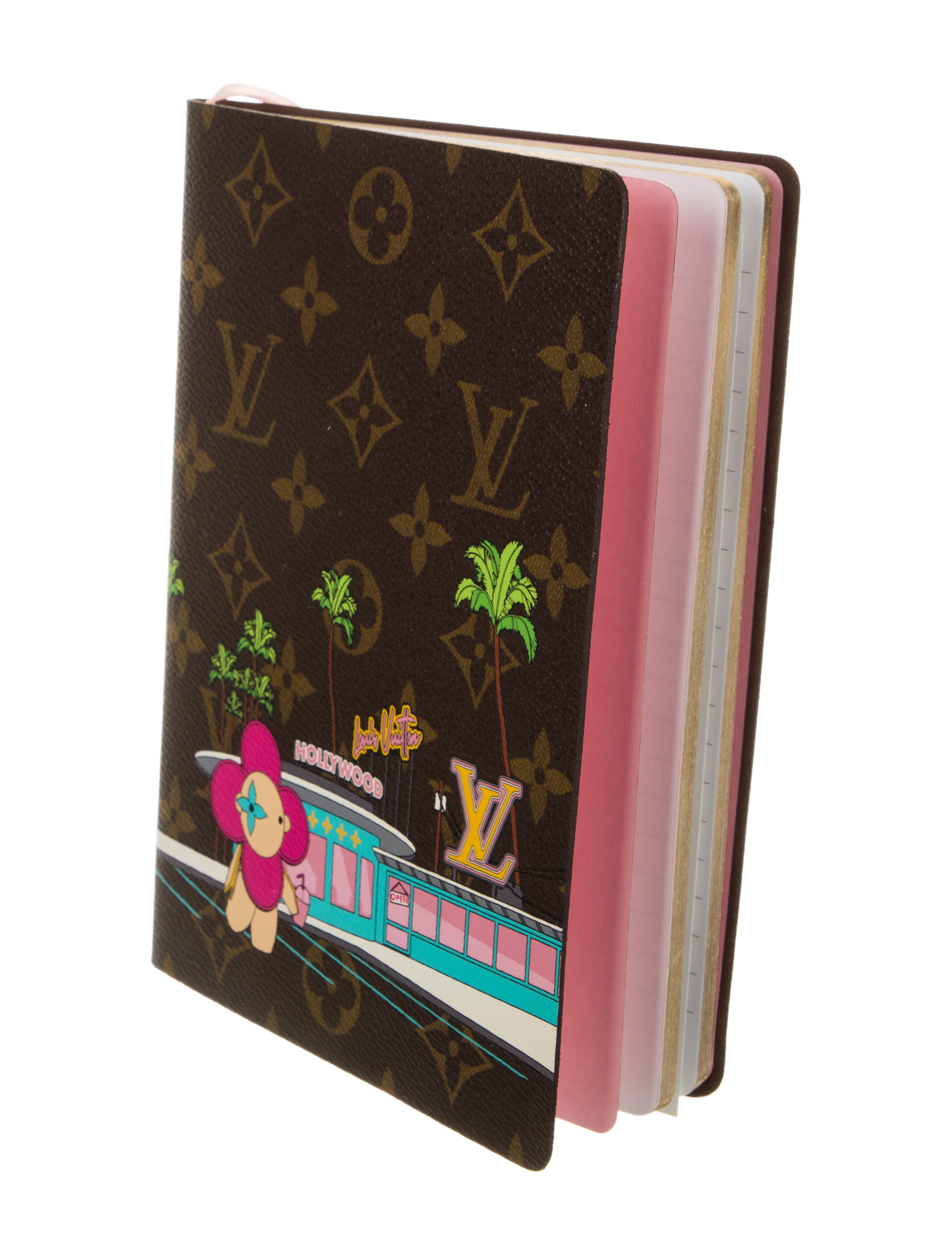 Louis Vuitton 2021 Hollywood Vivienne Monogram Notebook - Brown Books ...
