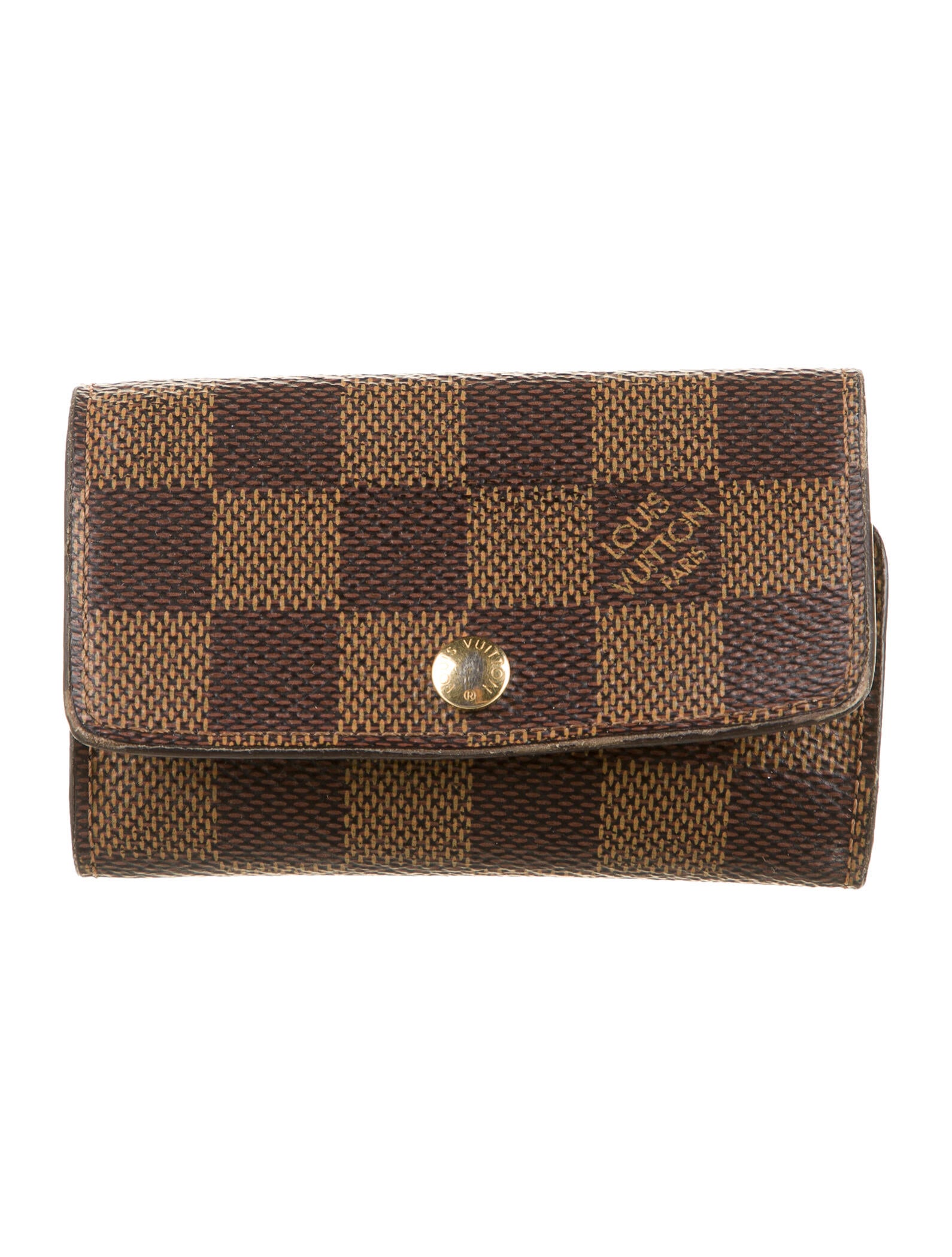 Louis Vuitton Damier Ebene 6 Key Holder - Brown Keychains, Accessories ...