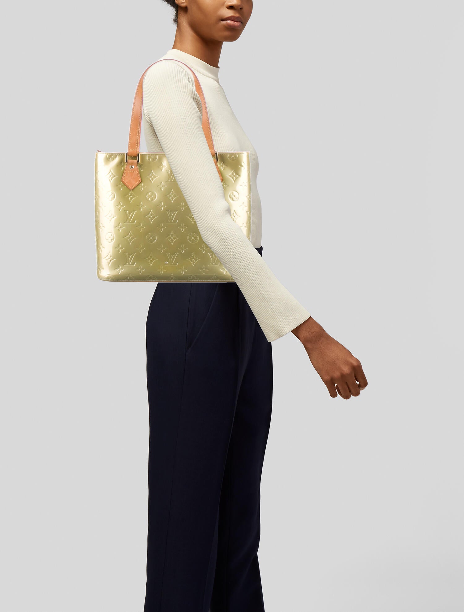 Louis Vuitton Mirror Alma GM - Gold Totes, Handbags - LOU109835 | The ...