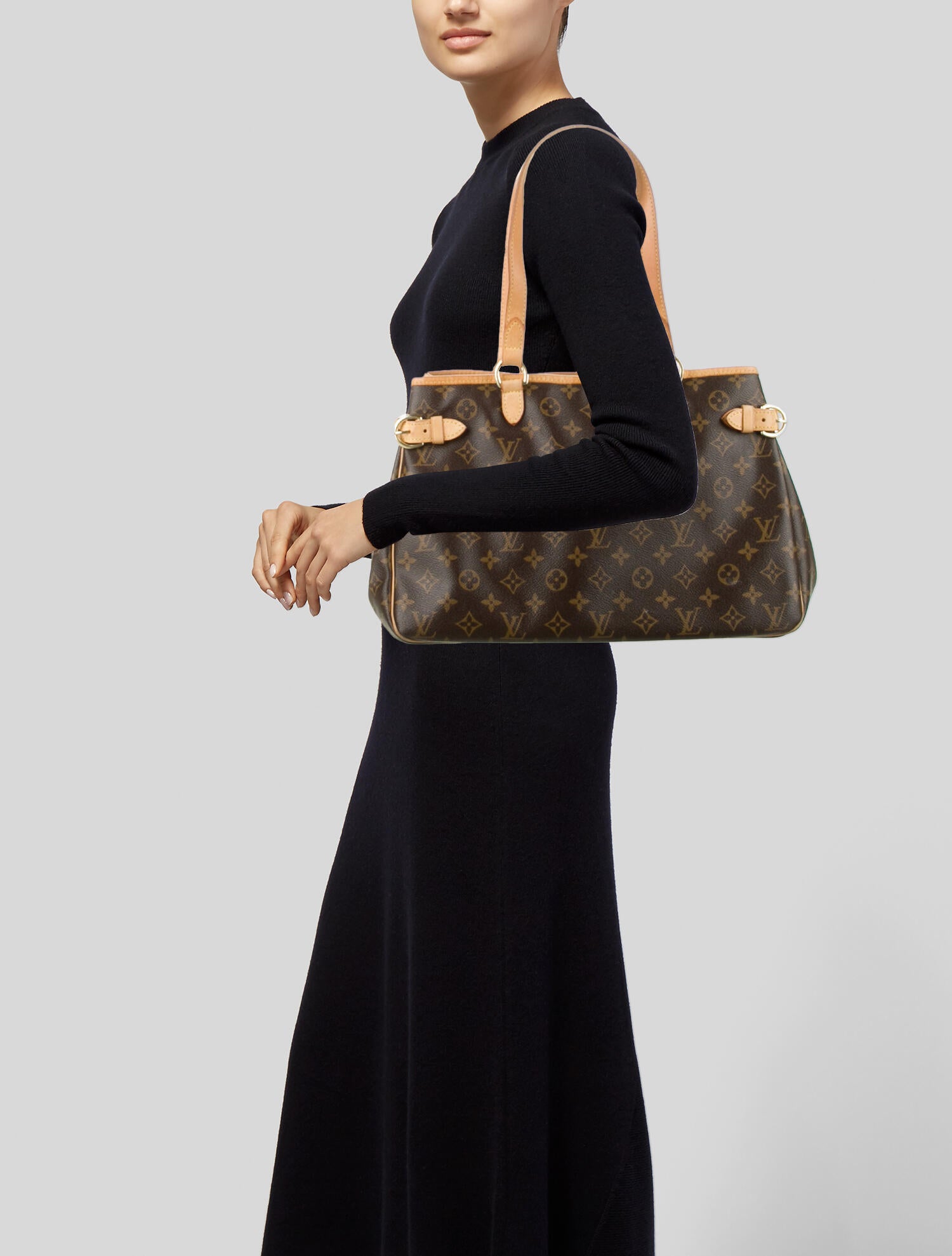 Louis Vuitton Monogram Batignolles Horizontal - Brown Shoulder Bags ...