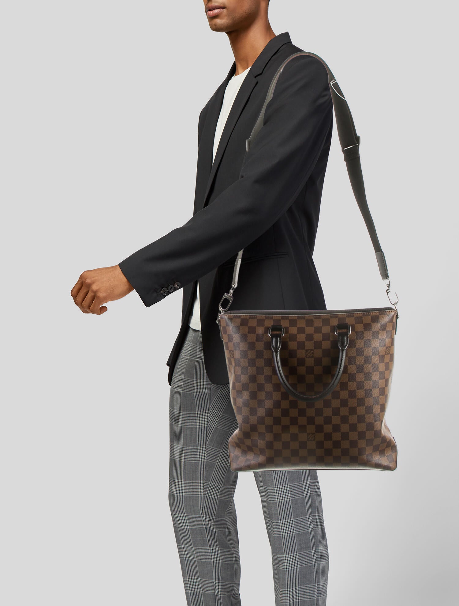 Louis Vuitton Damier Ebene Jake Tote - Brown Totes, Bags - LOU626946 ...