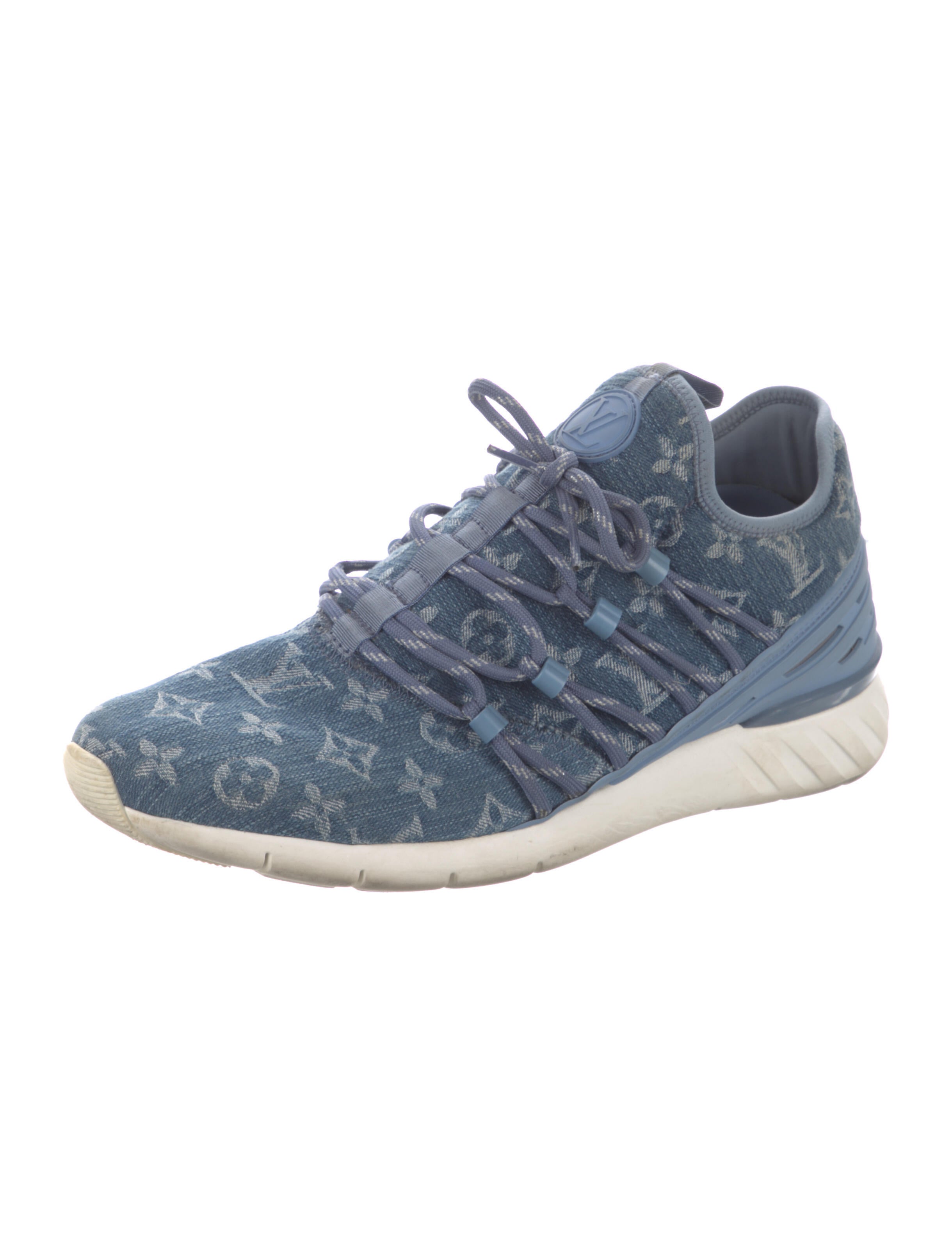 Louis Vuitton LV Monogram Sneakers - Blue Sneakers, Shoes - LOU628474 ...