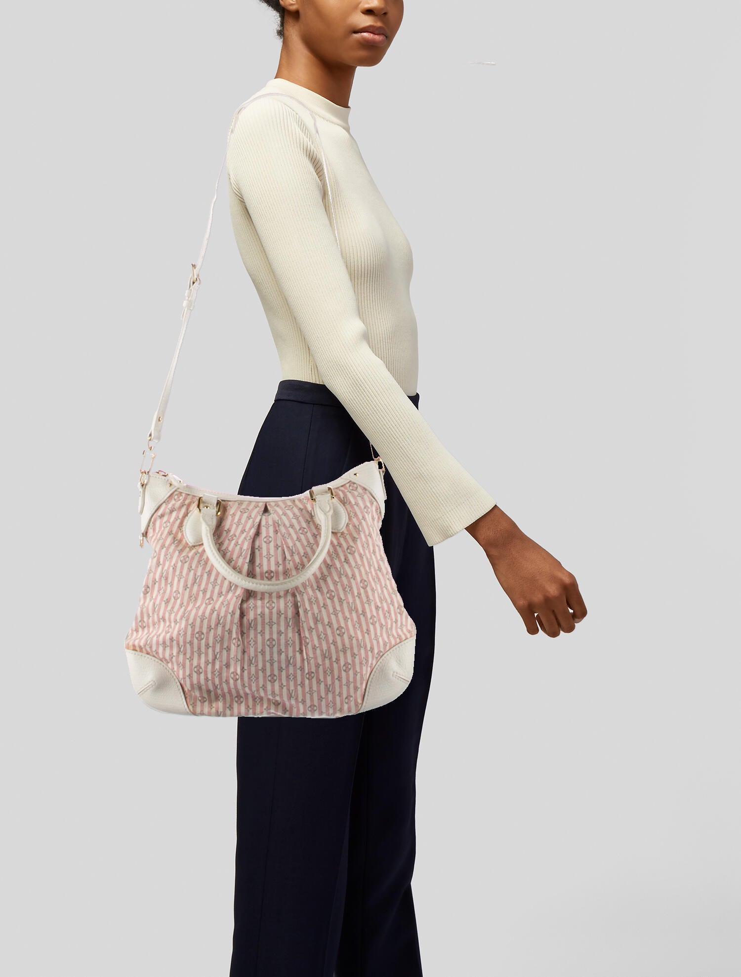 Louis Vuitton Monogram Mini Lin Croisette Marina PM - Pink Totes ...