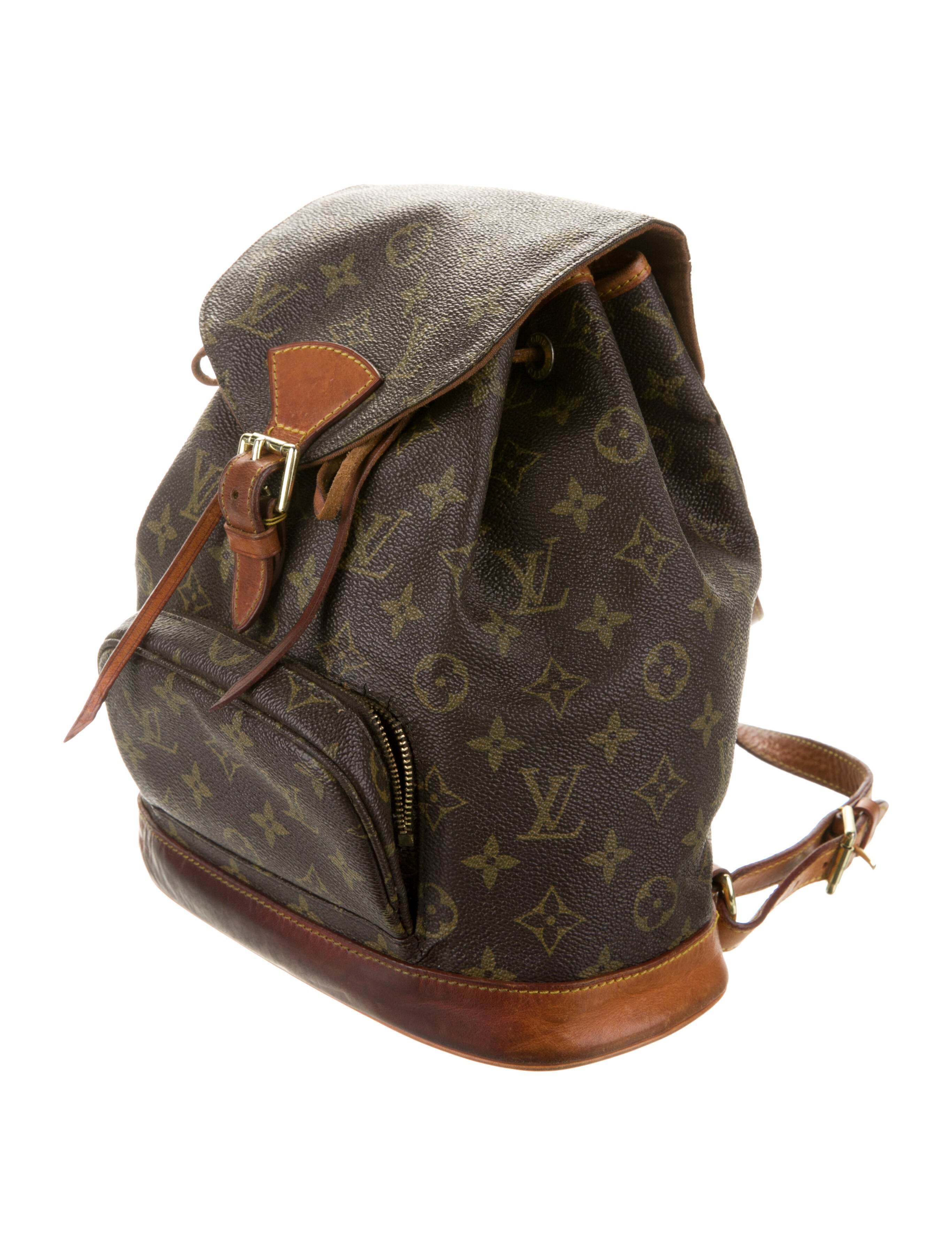 Louis Vuitton Vintage Monogram Mini Montsouris Backpack - Brown ...