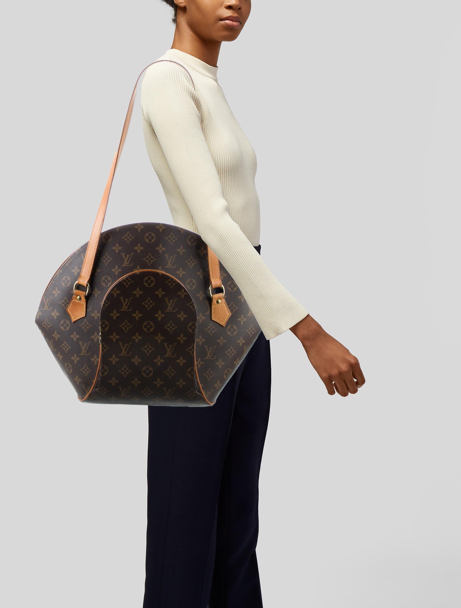 Louis Vuitton Monogram Ellipse GM Shoulder Bag - Brown Shoulder Bags ...