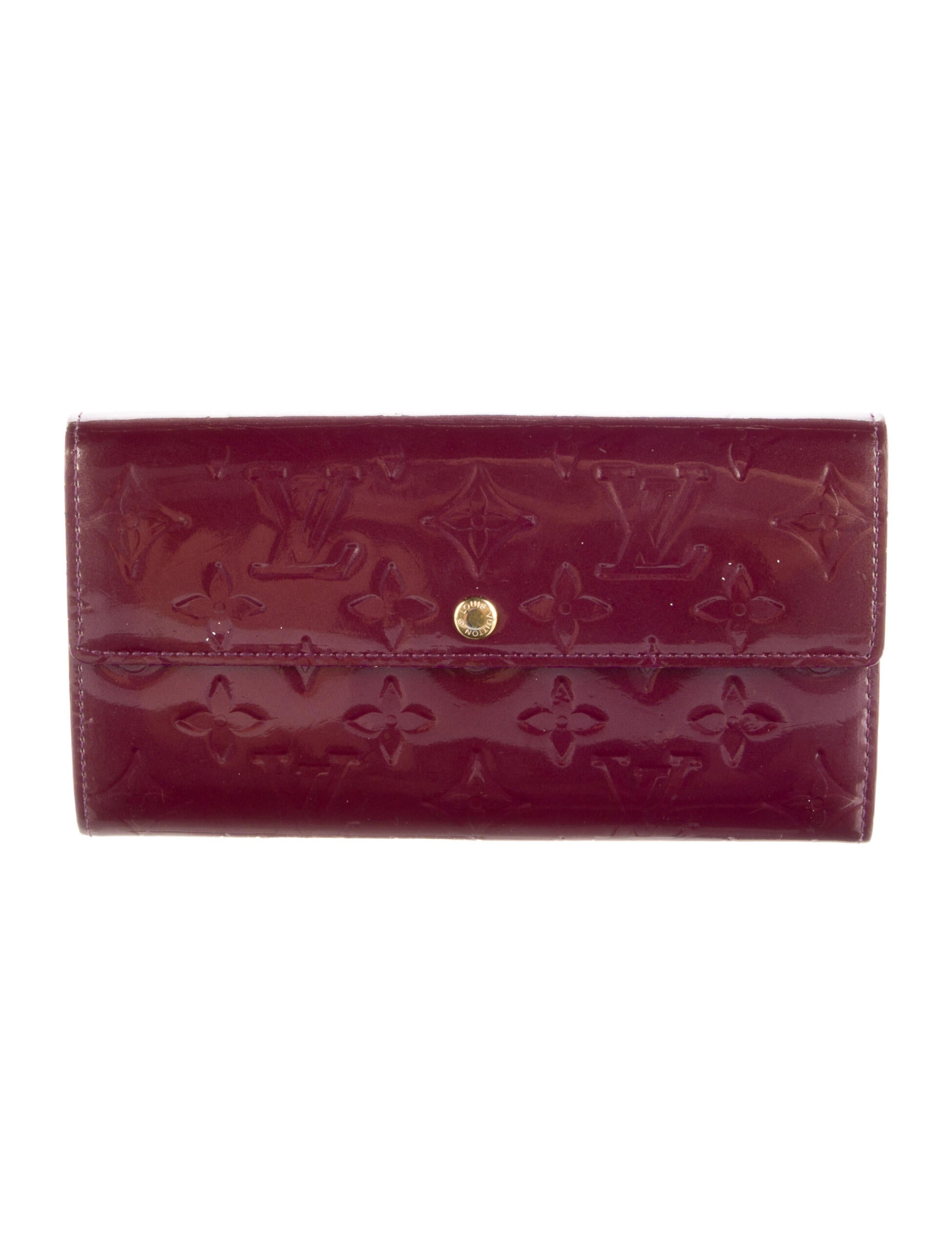 Louis Vuitton 2007 Monogram Vernis Sarah Wallet - Metallic Wallets ...