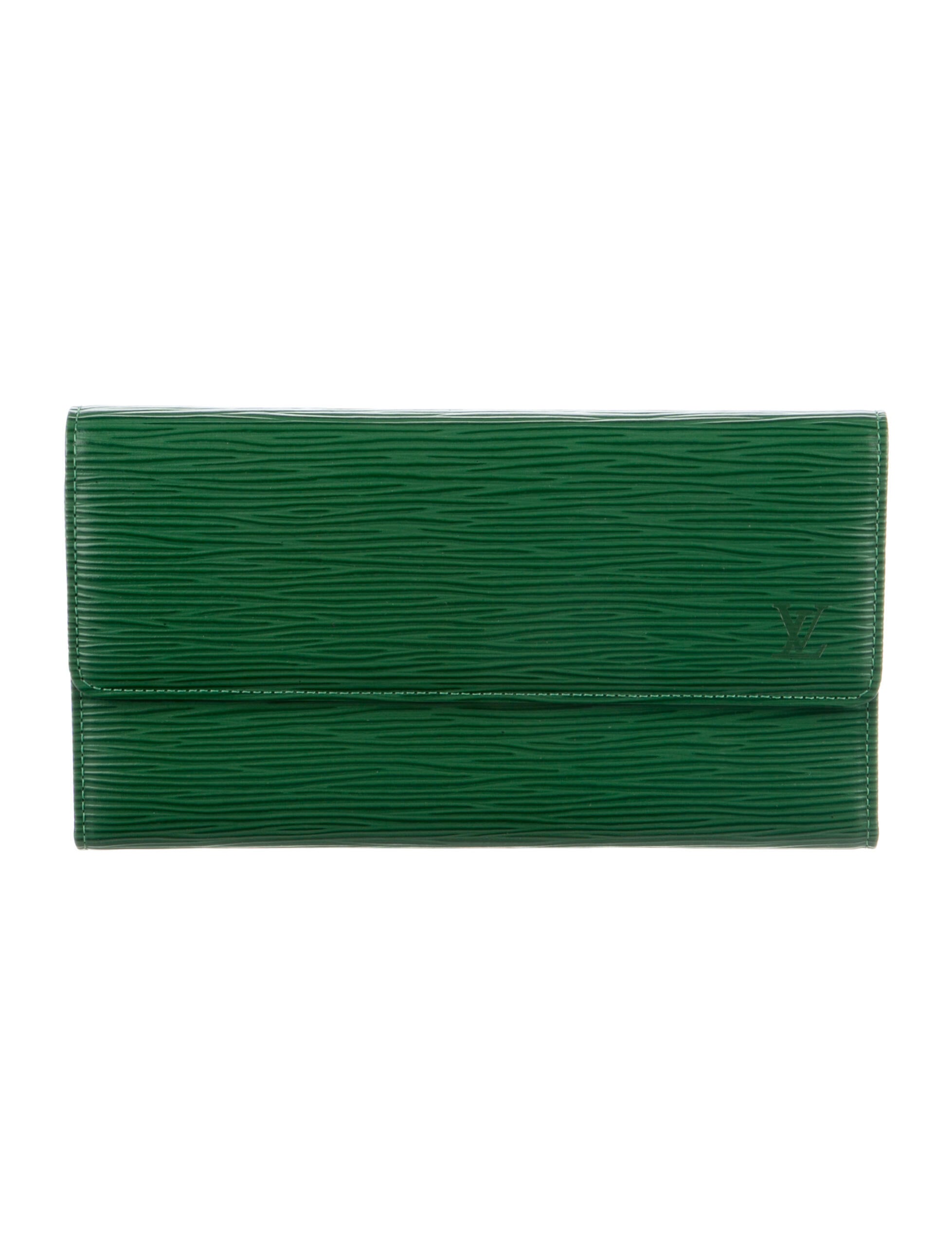Louis Vuitton Epi Leather Wallet - Green Wallets, Accessories ...