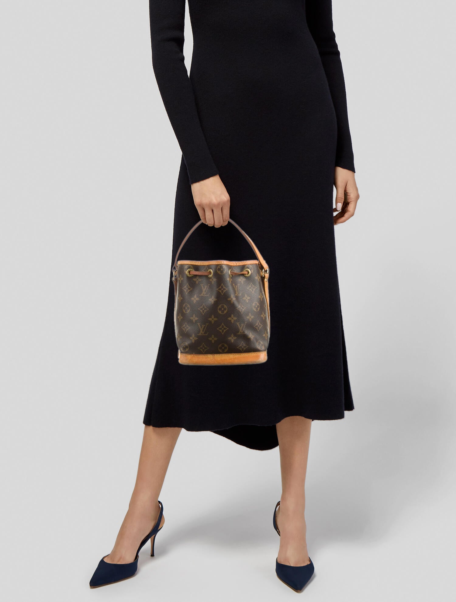 Louis Vuitton Vintage Monogram Noe BB - Brown Bucket Bags, Handbags - LOU703022 | The RealReal