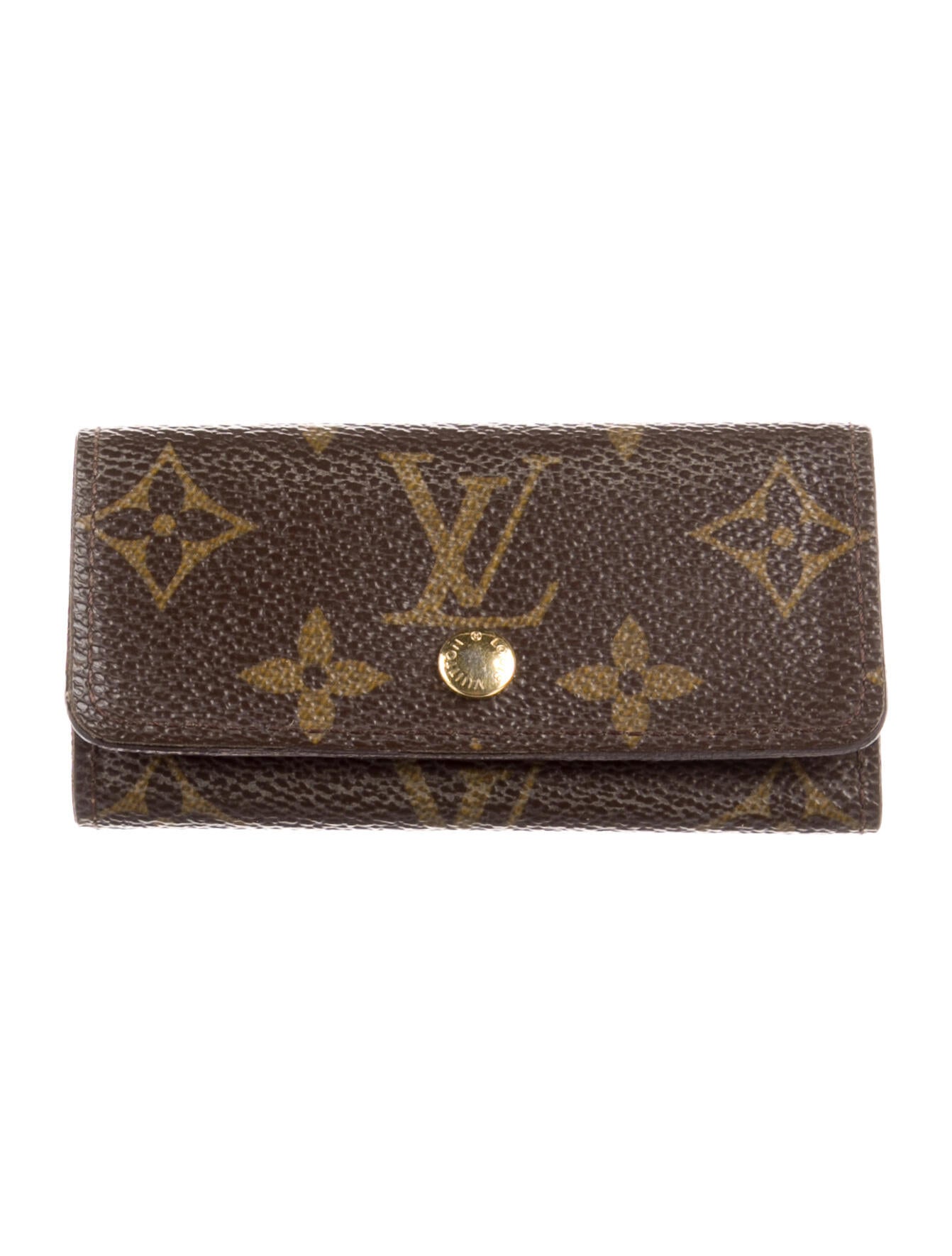 Louis Vuitton Monogram Kiss-Lock Wallet - Brown Wallets, Accessories ...