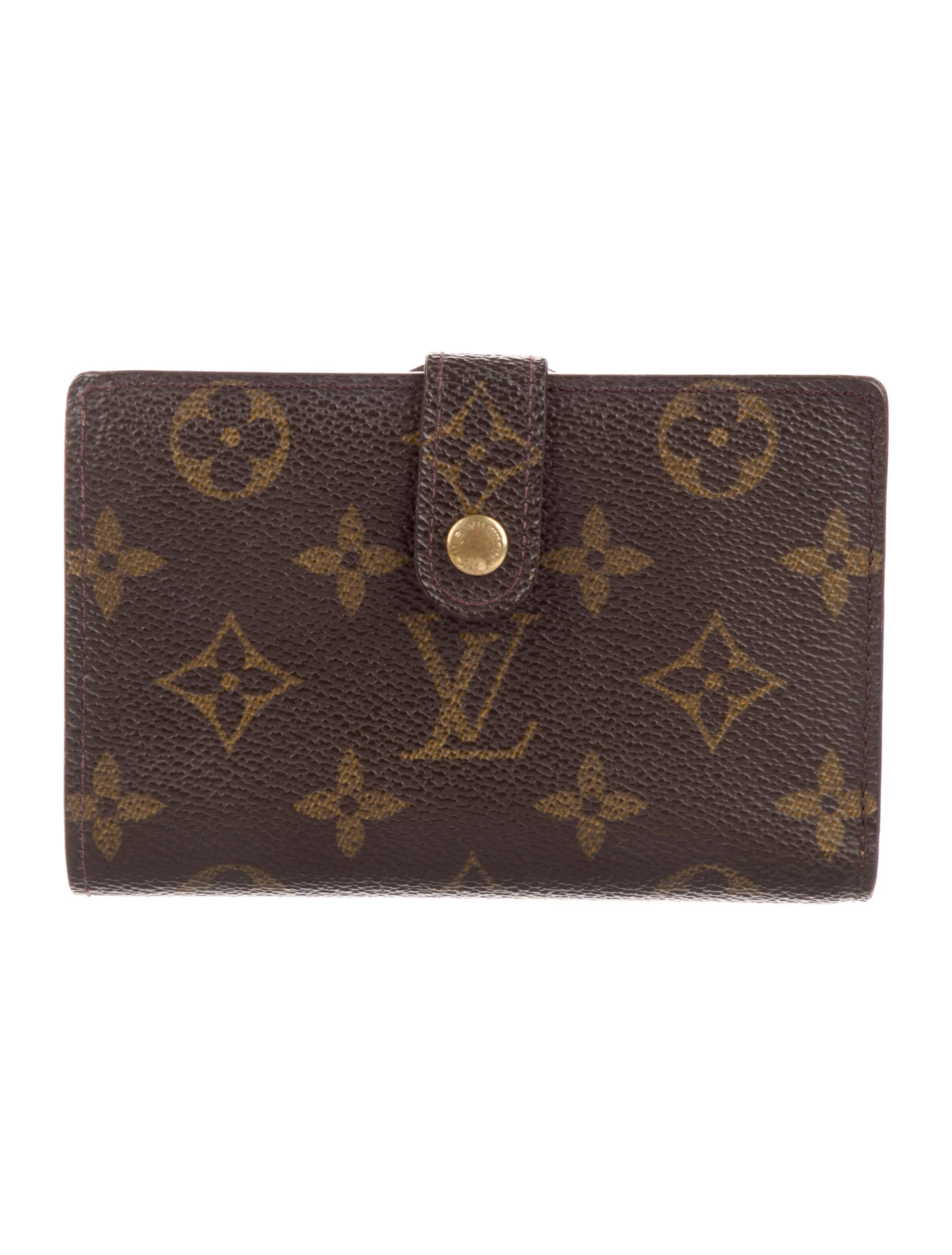 Louis Vuitton LV Monogram Coated Canvas French Purse - Brown Wallets ...