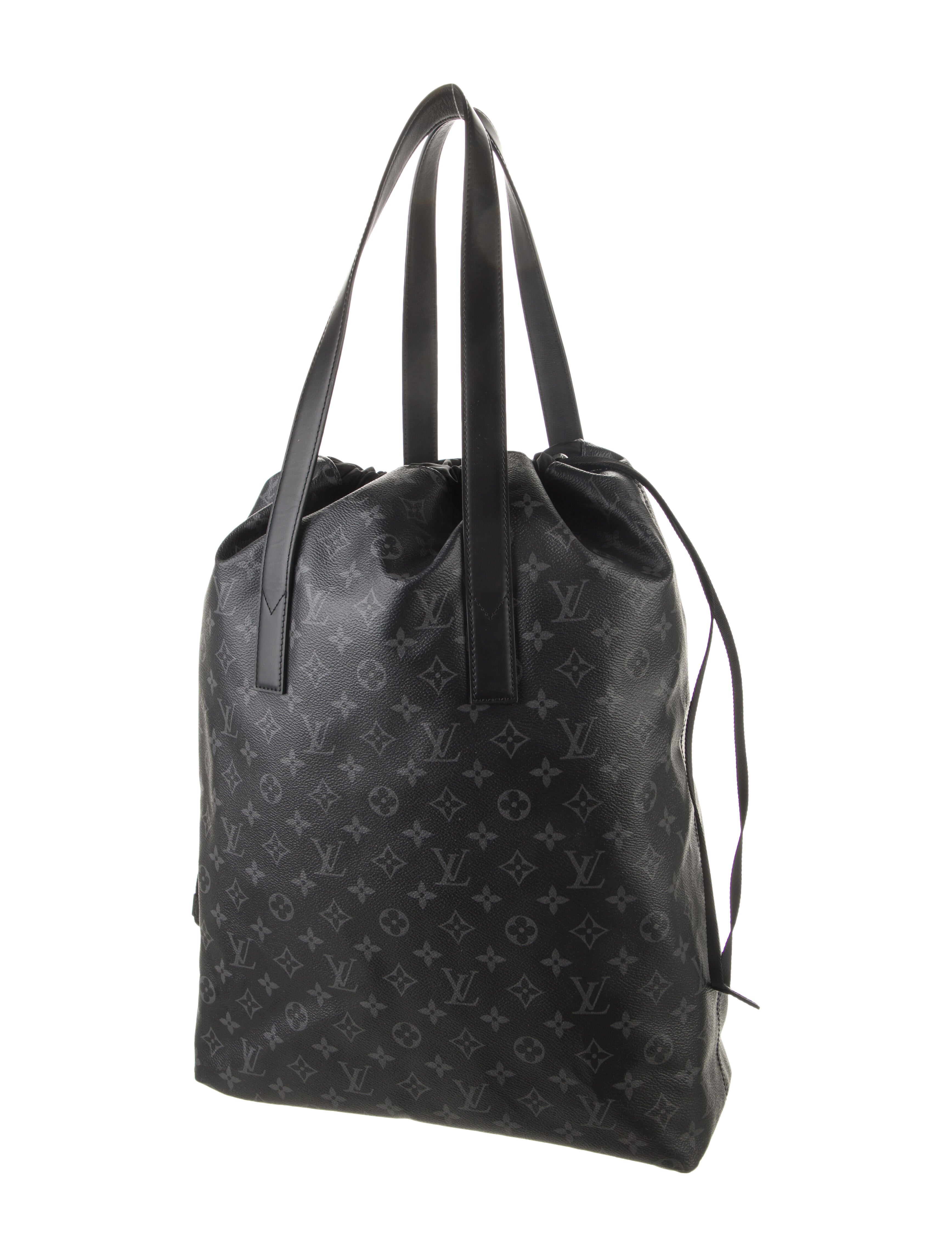 Louis Vuitton Monogram Eclipse Cabas Light w/ Pouch - Black Totes, Bags ...