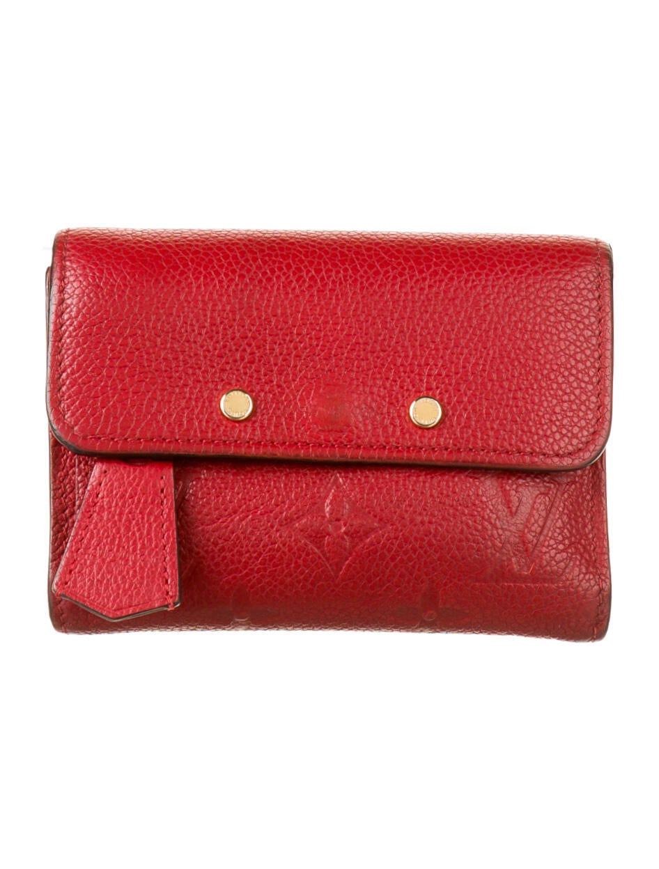 Louis Vuitton 2017 LV Monogram Pont Neuf Compact Wallet - Red Wallets ...