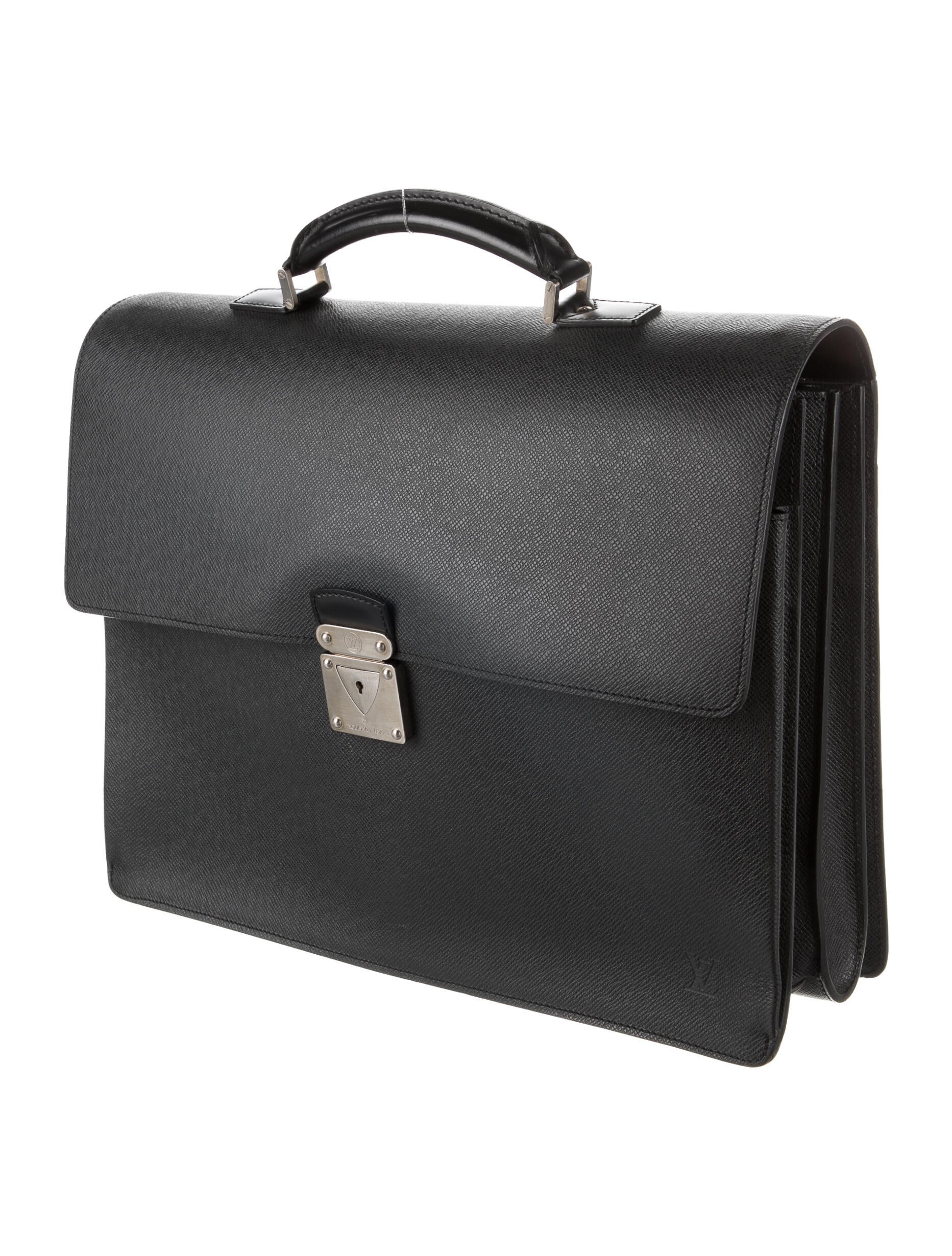 Louis Vuitton Taiga Laguito Briefcase - Black Briefcases, Bags ...