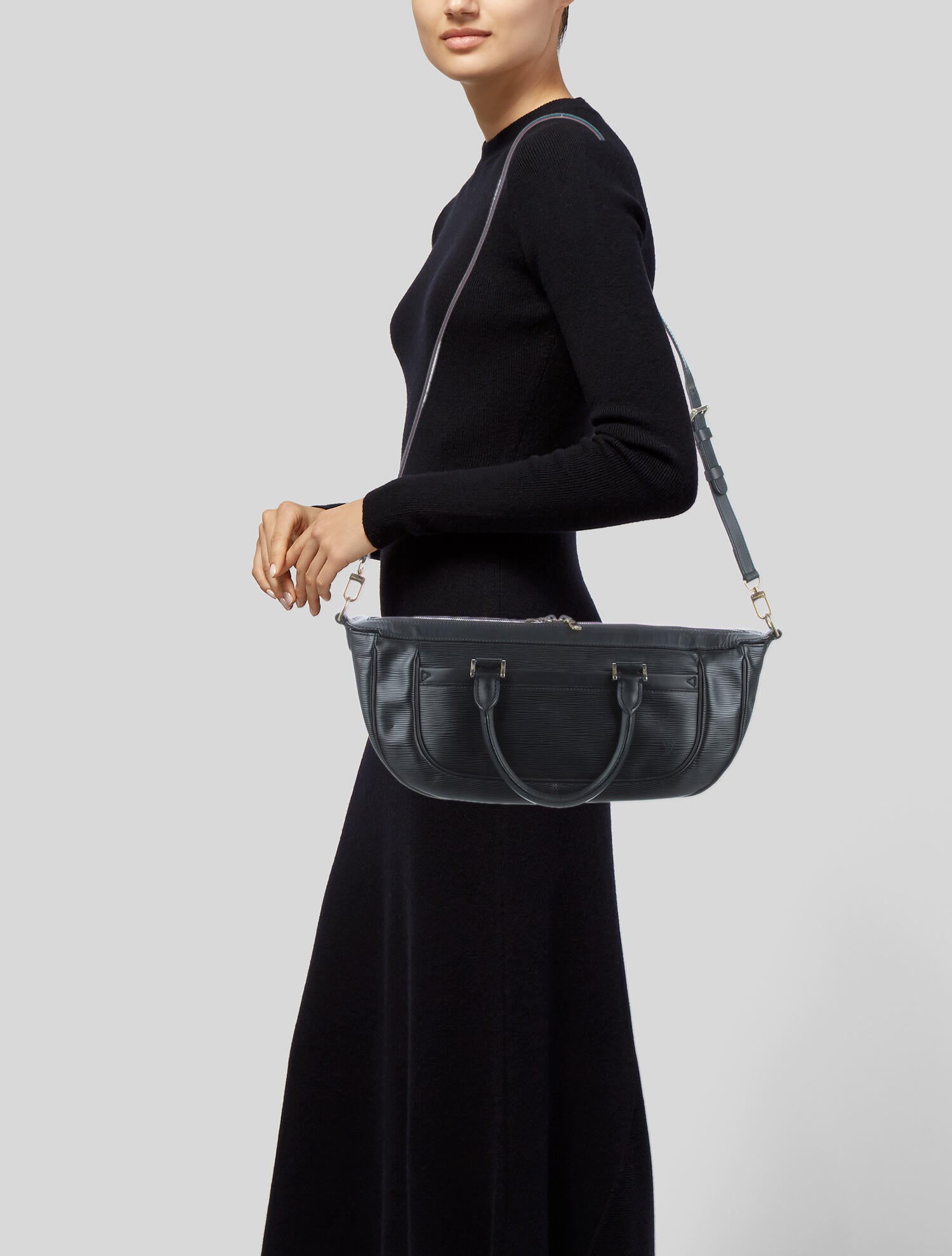 Louis Vuitton Epi Dhanura PM - Black Handle Bags, Handbags - LOU664264 ...