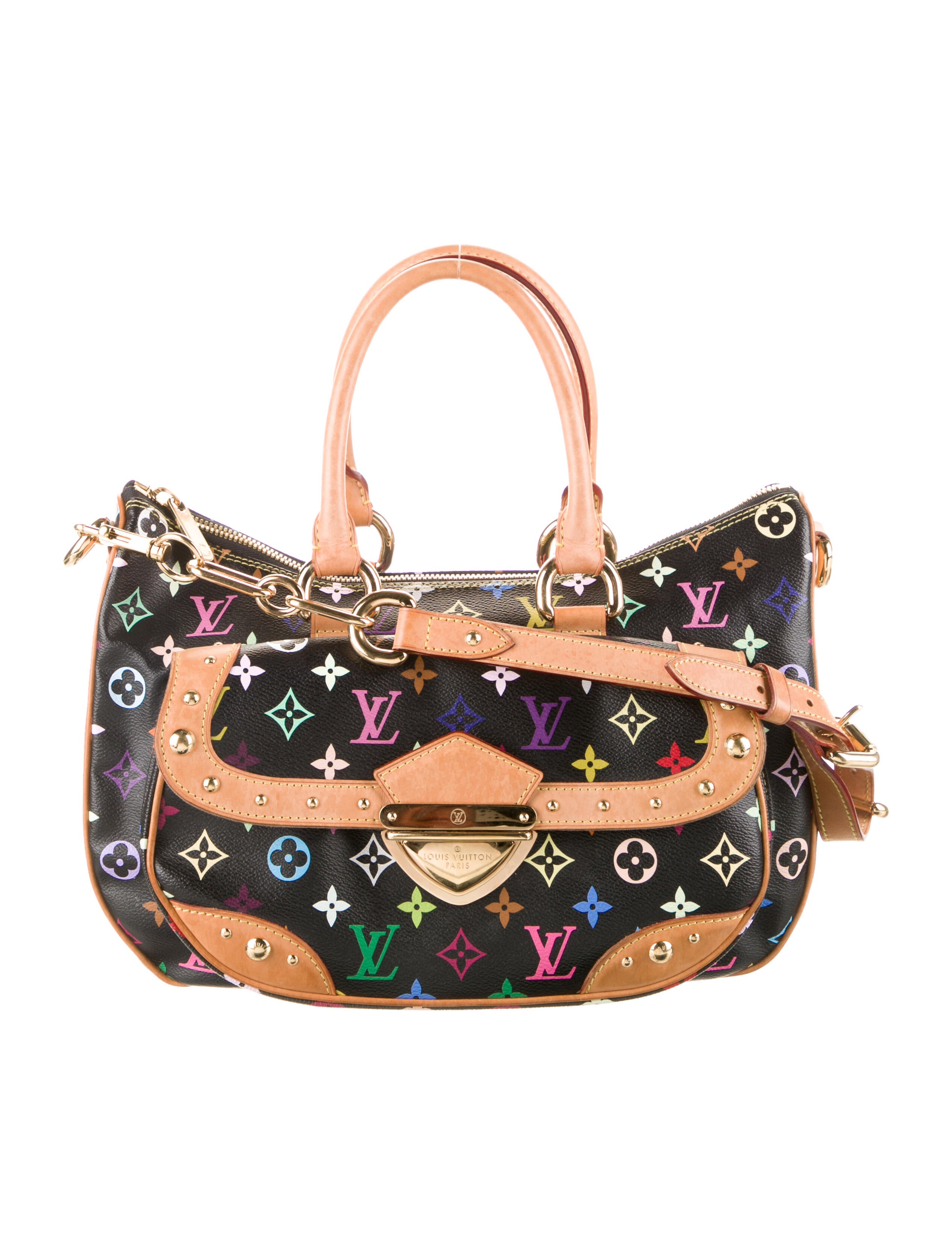 Louis Vuitton Monogram Multicolore Rita Bag - Black Handle Bags ...