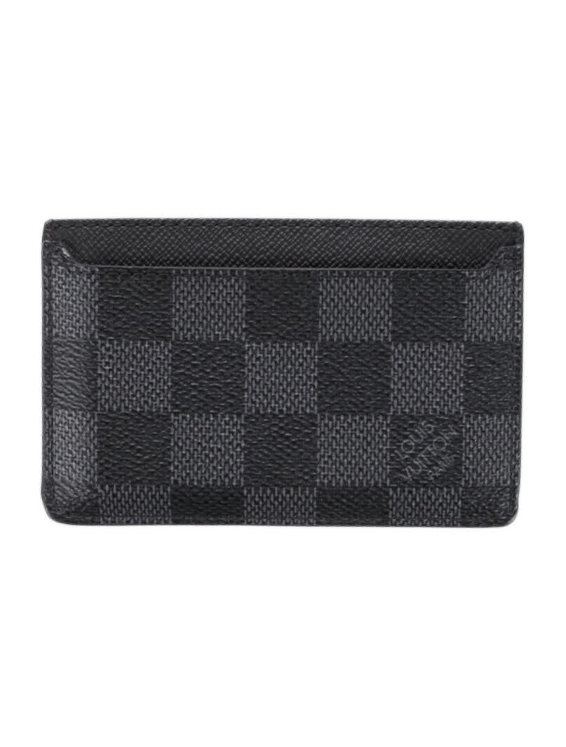 Louis Vuitton Damier Graphite Pattern Coated Canvas Card Holder w/ Tags ...
