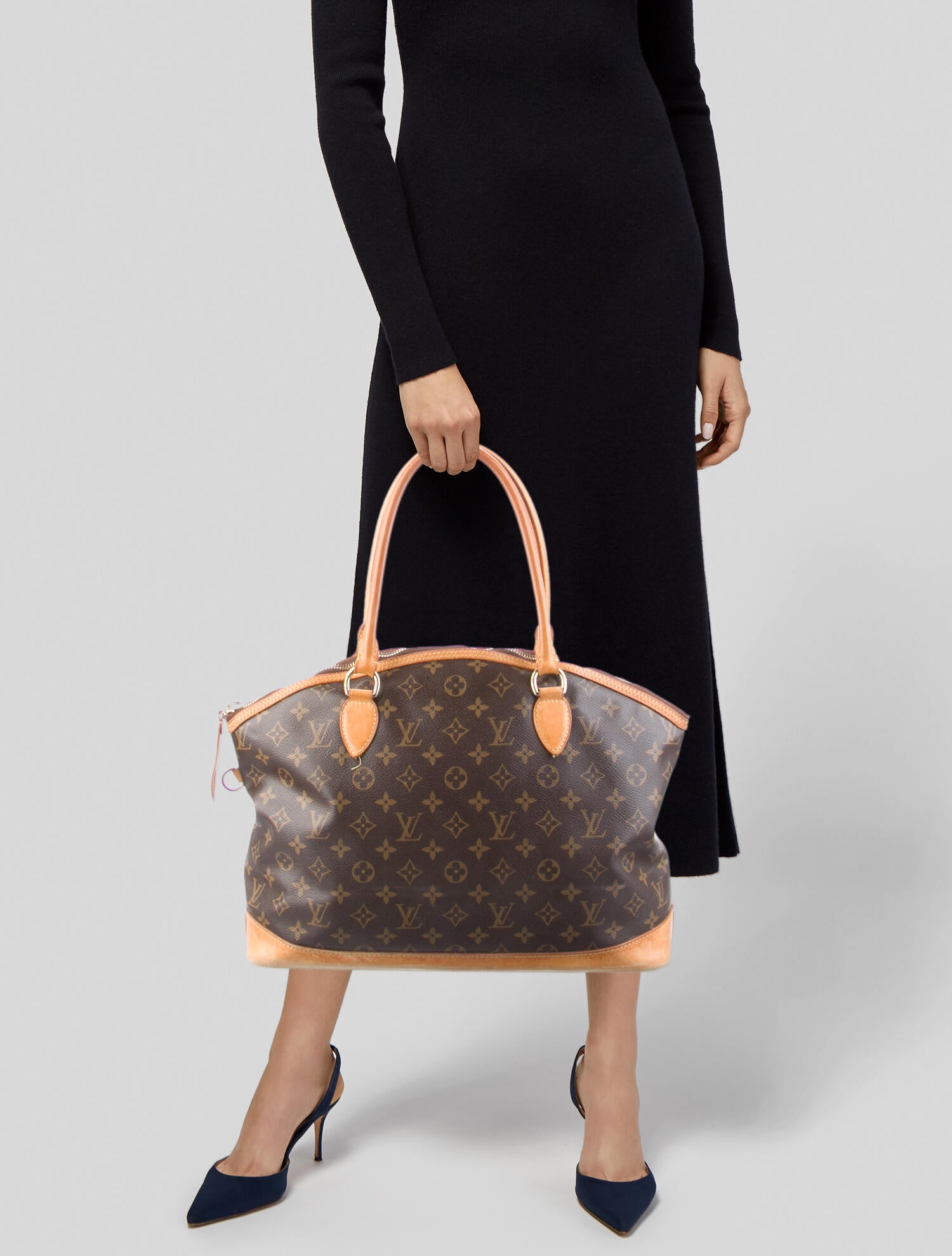 Louis Vuitton Monogram Lockit Horizontal Tote - Brown Totes, Handbags ...