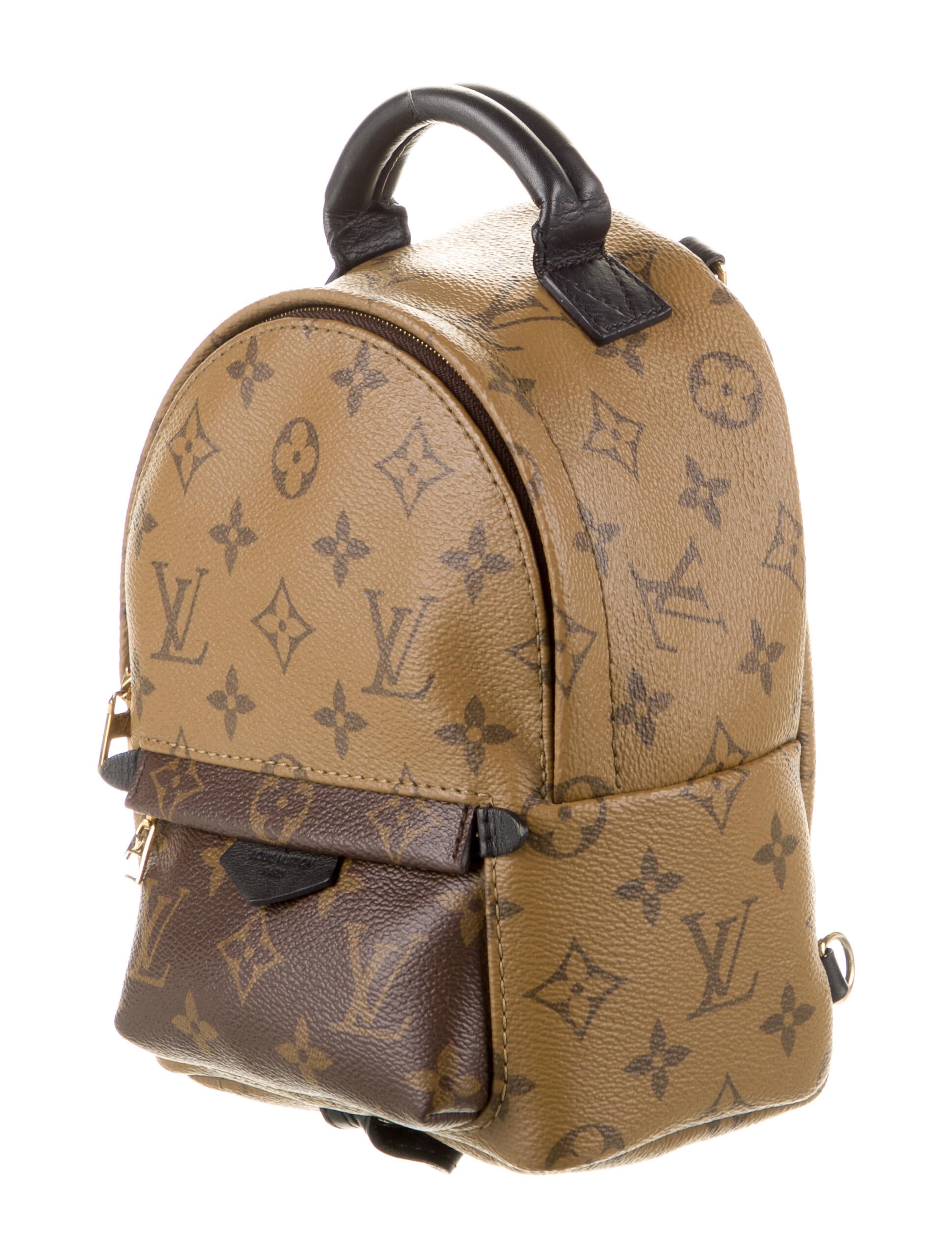 Louis Vuitton Reverse Monogram Mini Palm Springs - Brown Backpacks ...