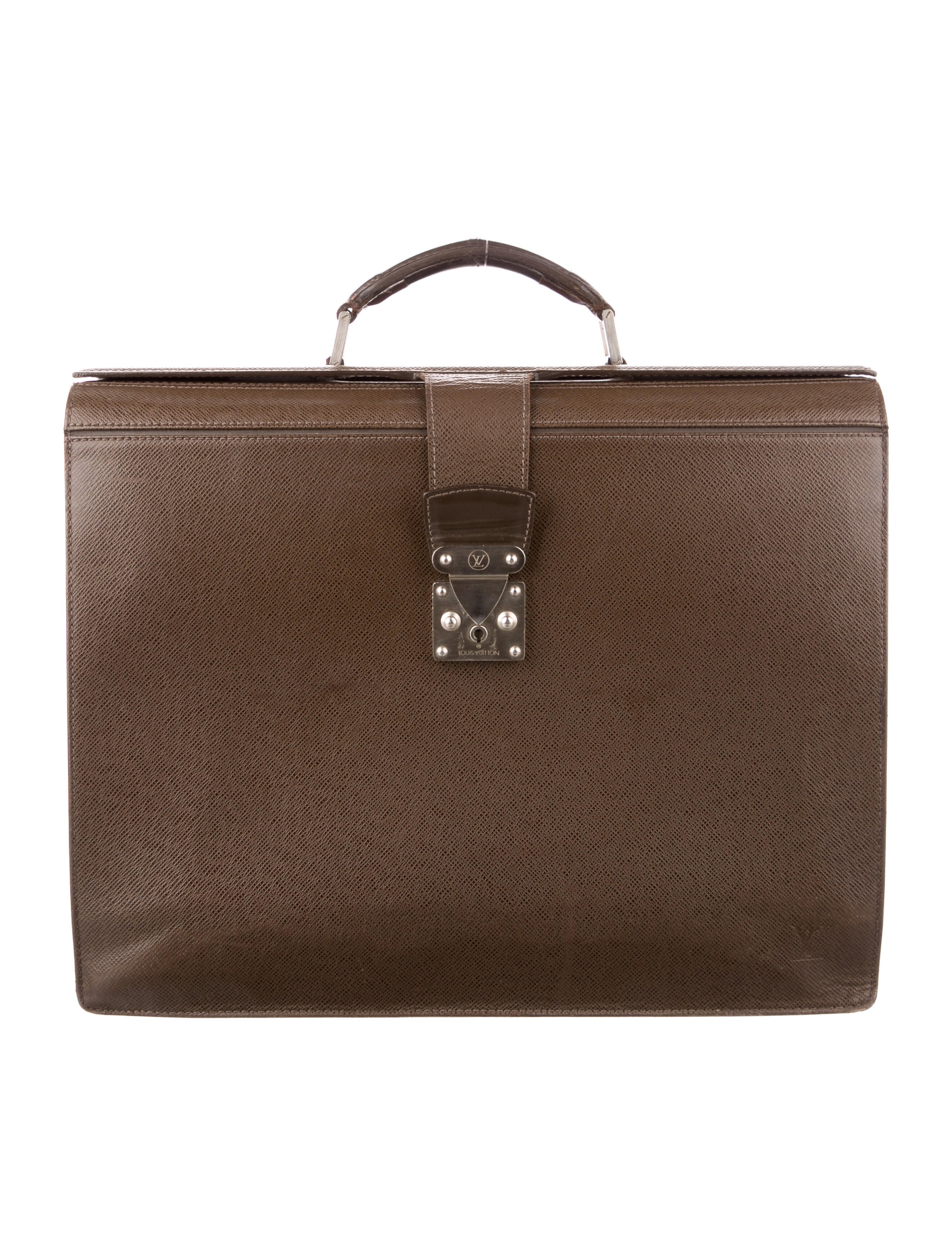 Louis Vuitton Monogram President Briefcase - Brown Briefcases, Bags ...