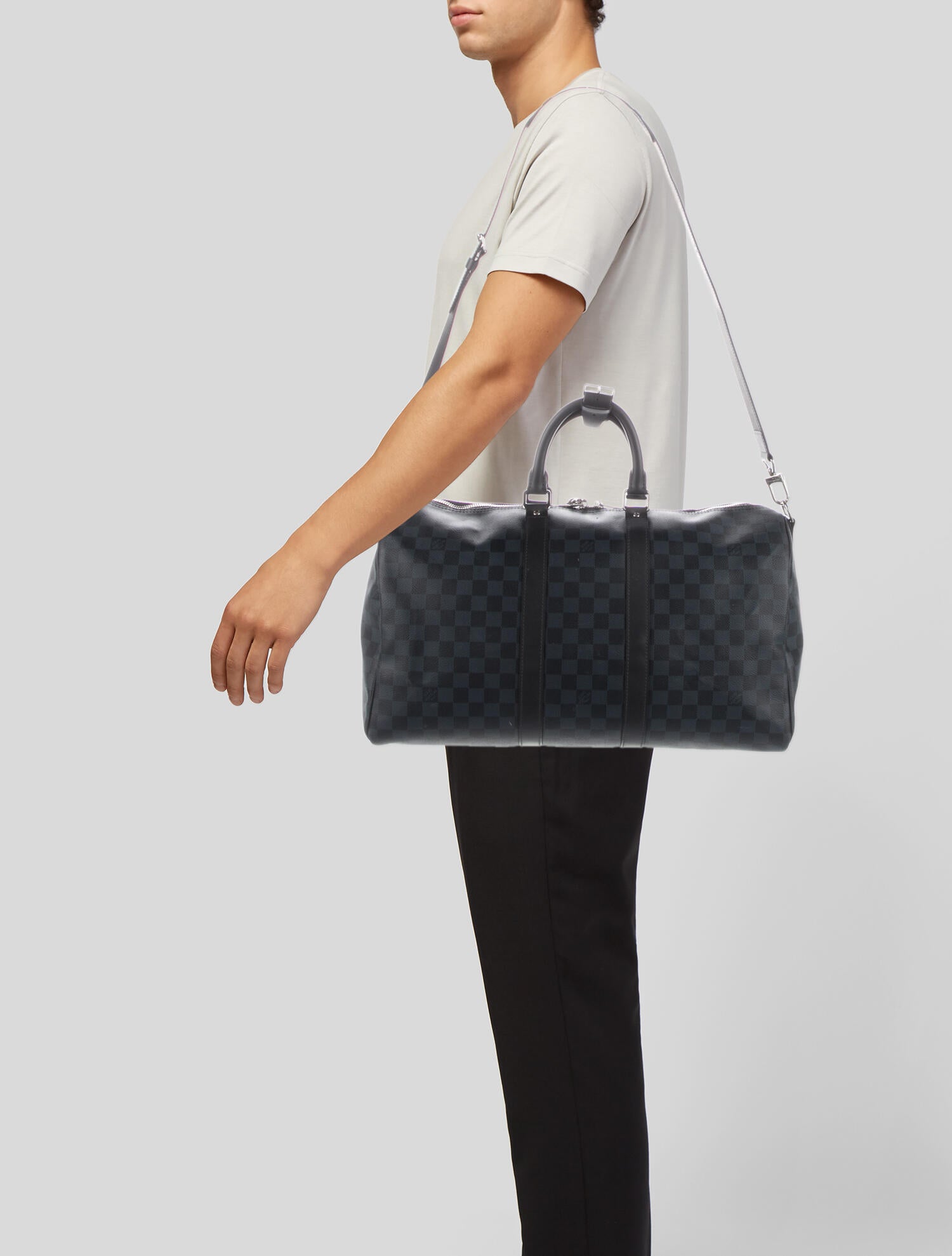 Louis Vuitton Damier Cobalt Keepall Bandouliere 45 - Blue Weekenders ...