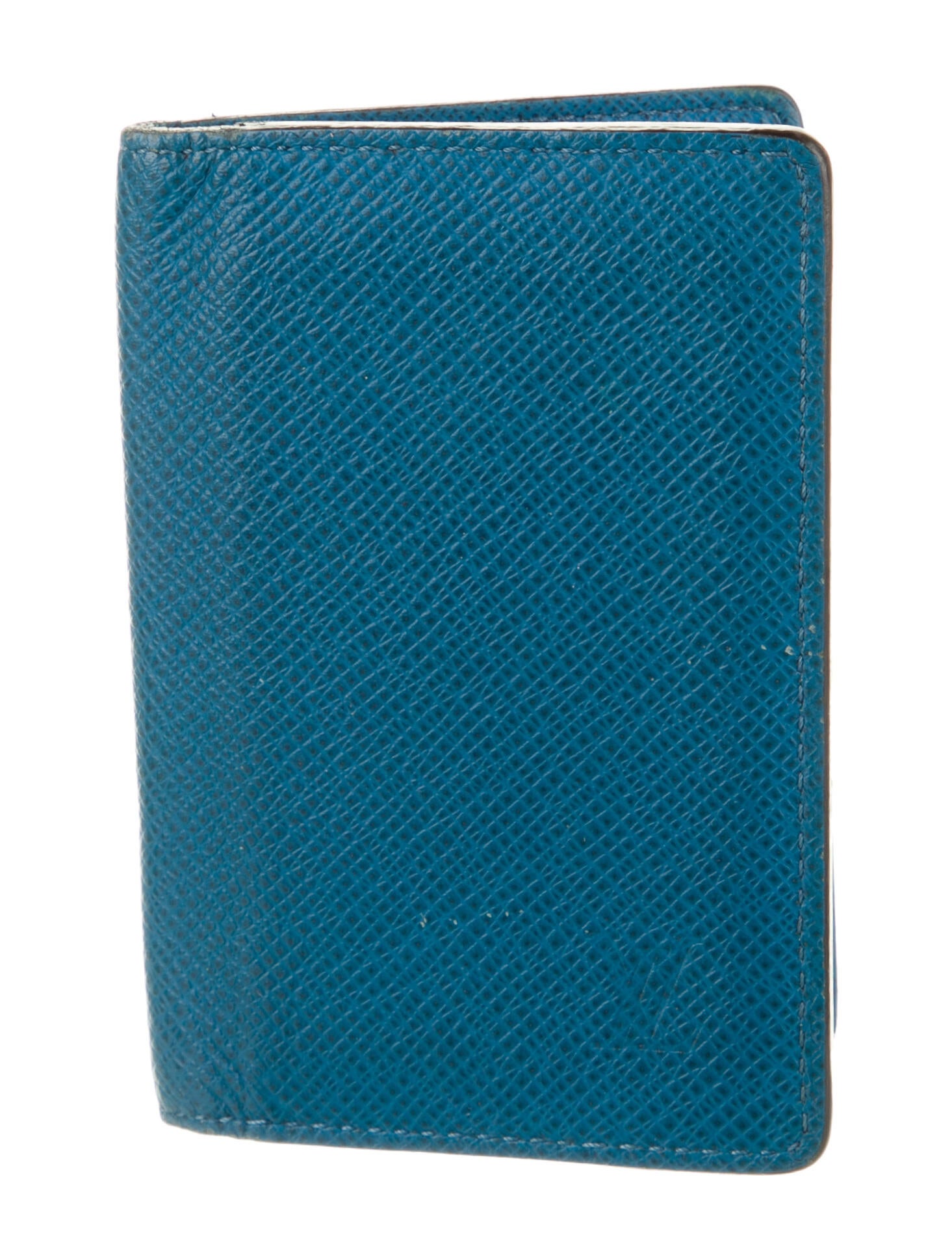 Louis Vuitton 2015 Taiga Leather Bifold Wallet - Blue Wallets ...