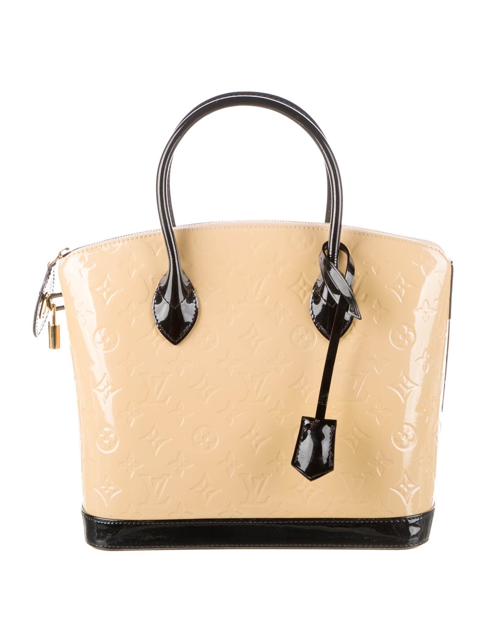 Louis Vuitton Ostrich Lockit MM - Neutrals Handle Bags, Handbags ...