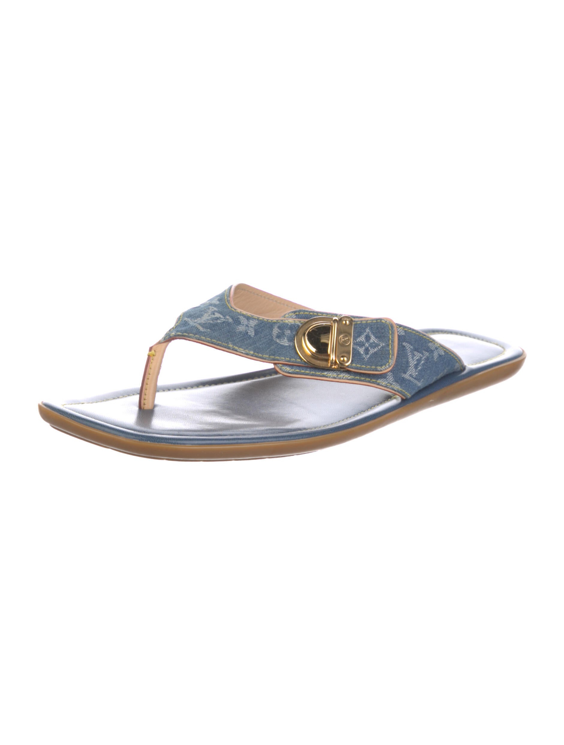 Louis Vuitton Monogram Wedge Sandals - White Sandals, Shoes - LOU48838 ...