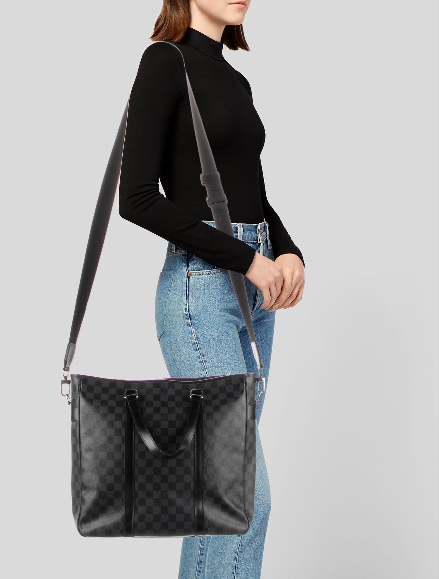 Louis Vuitton Damier Graphite Tadao - Grey Totes, Bags - LOU679522 ...
