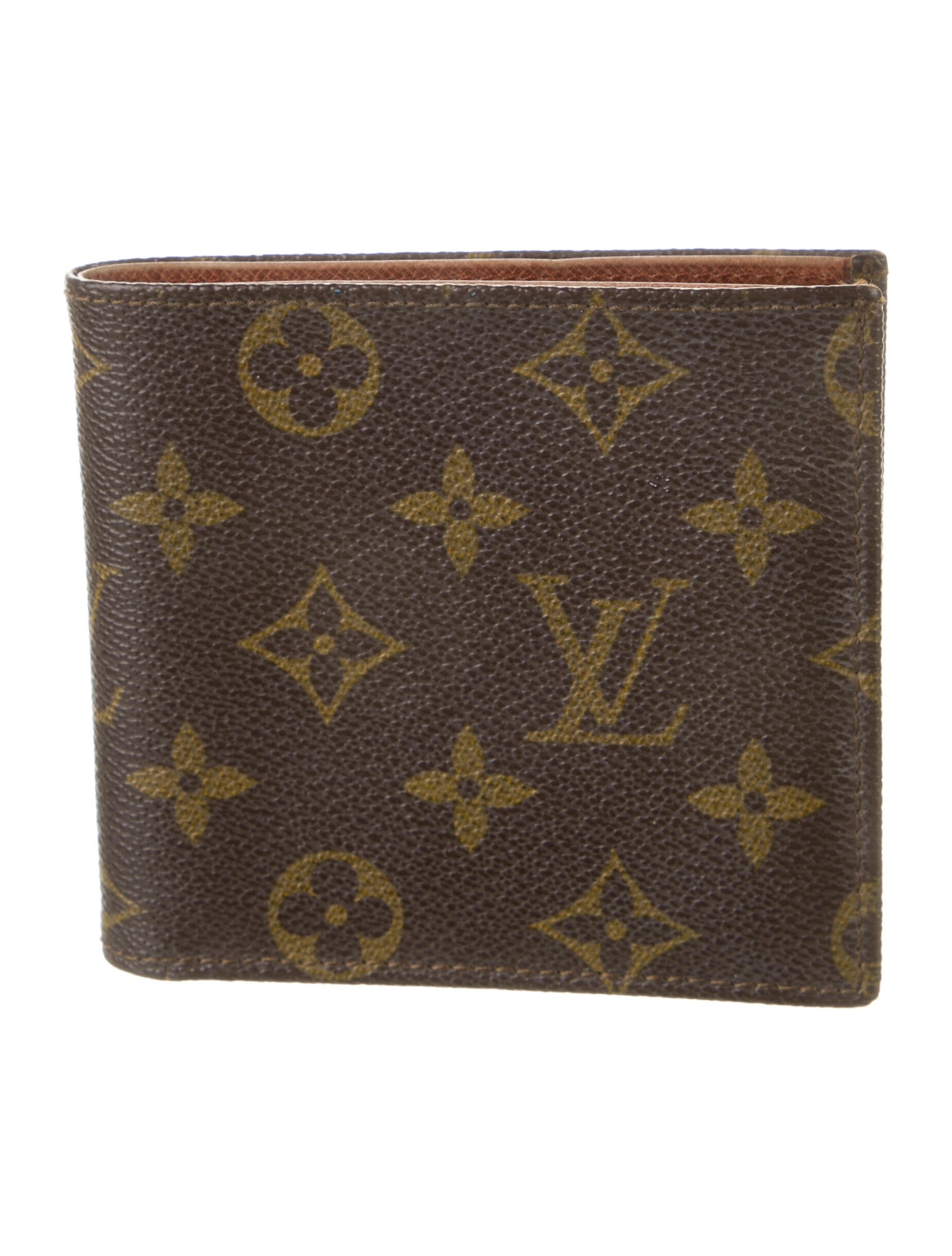 Louis Vuitton LV Monogram Coated Canvas Bifold Wallet - Brown Wallets ...