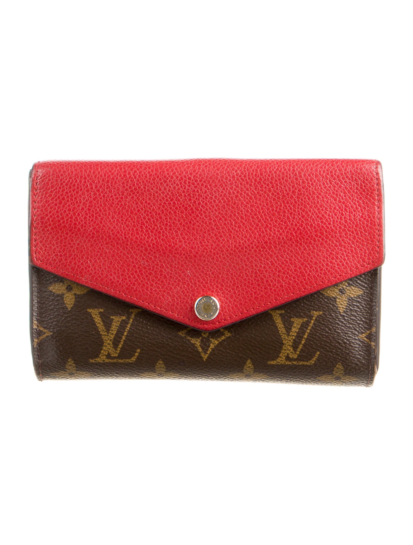 Louis Vuitton Monogram Dots Infinity Wallet - Red Wallets, Accessories ...