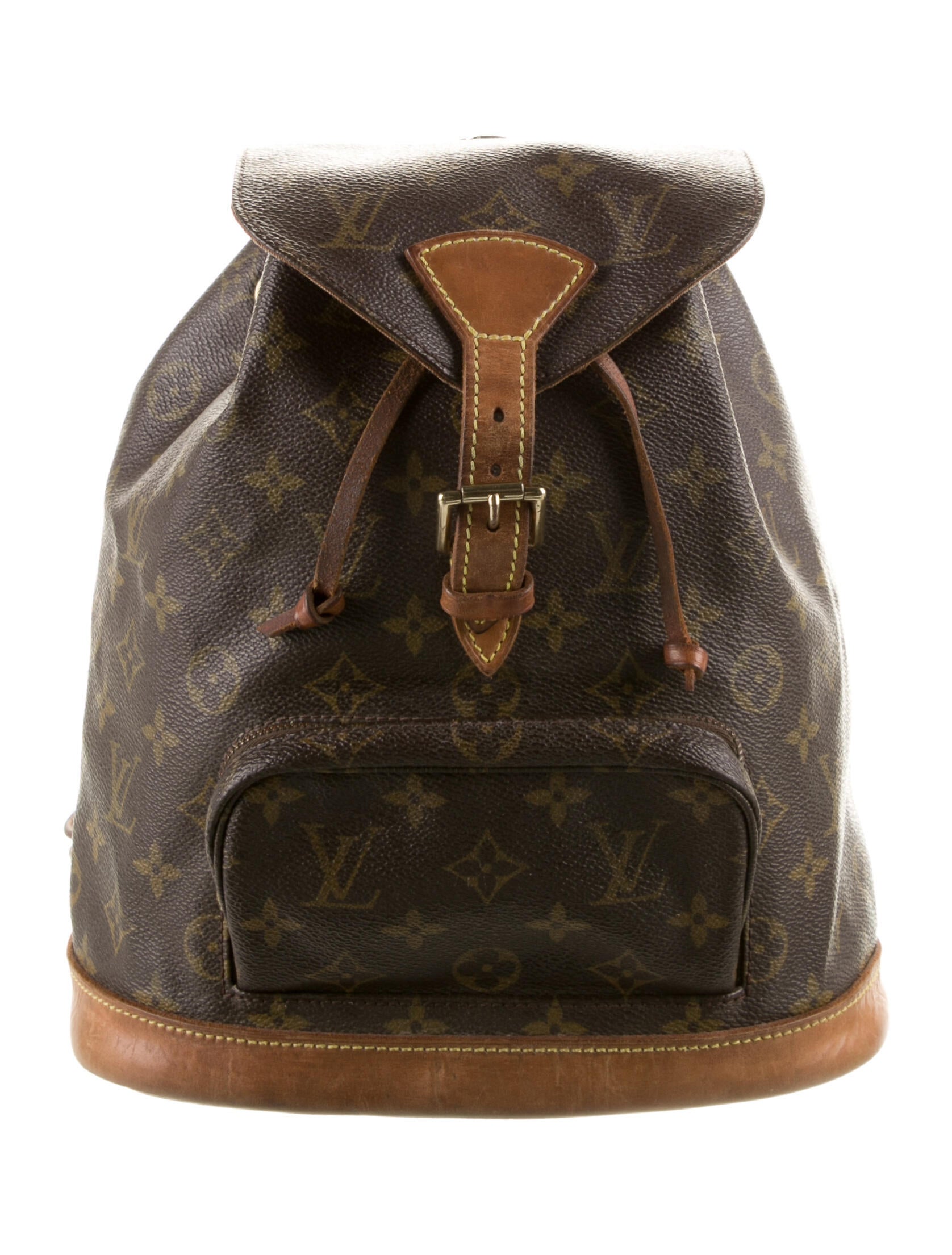 Louis Vuitton 2020 Monogram Palms Springs Mini Backpack - Brown ...